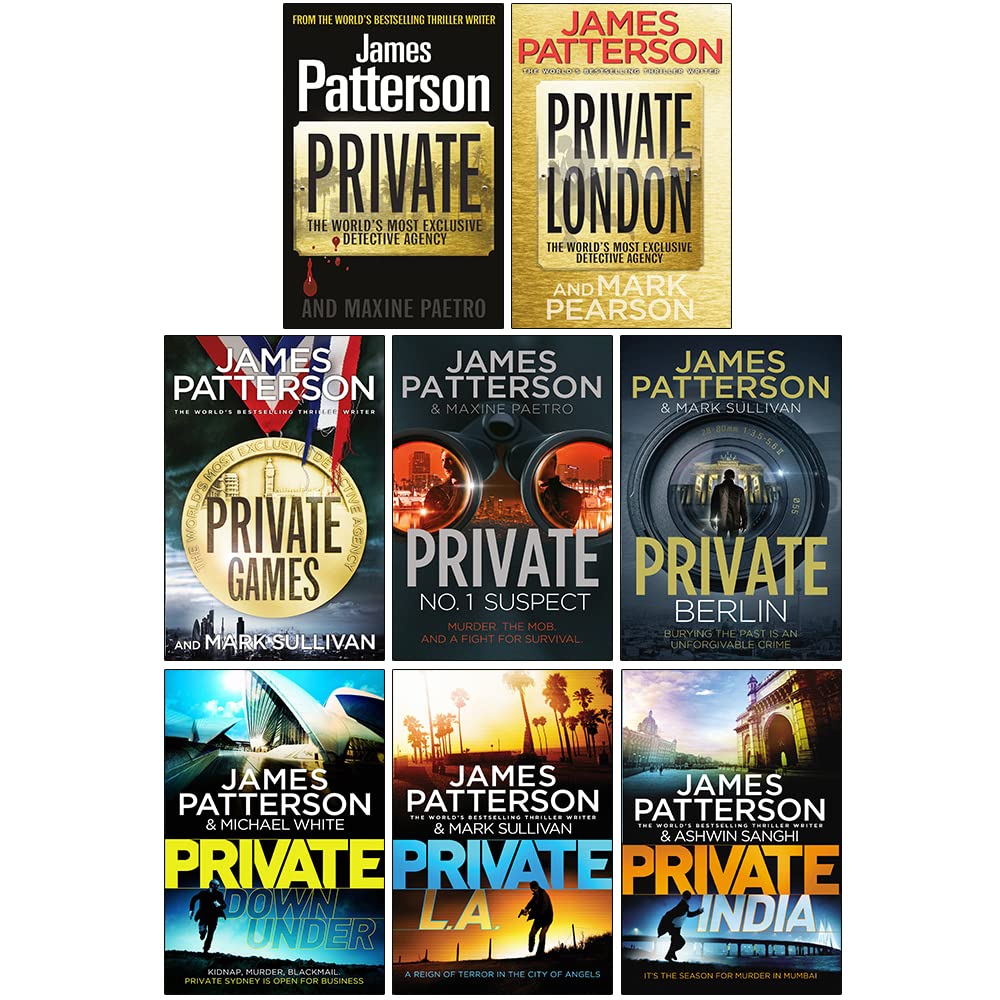 James Patterson Private Series 1-8 Books Collection Set(Private ...