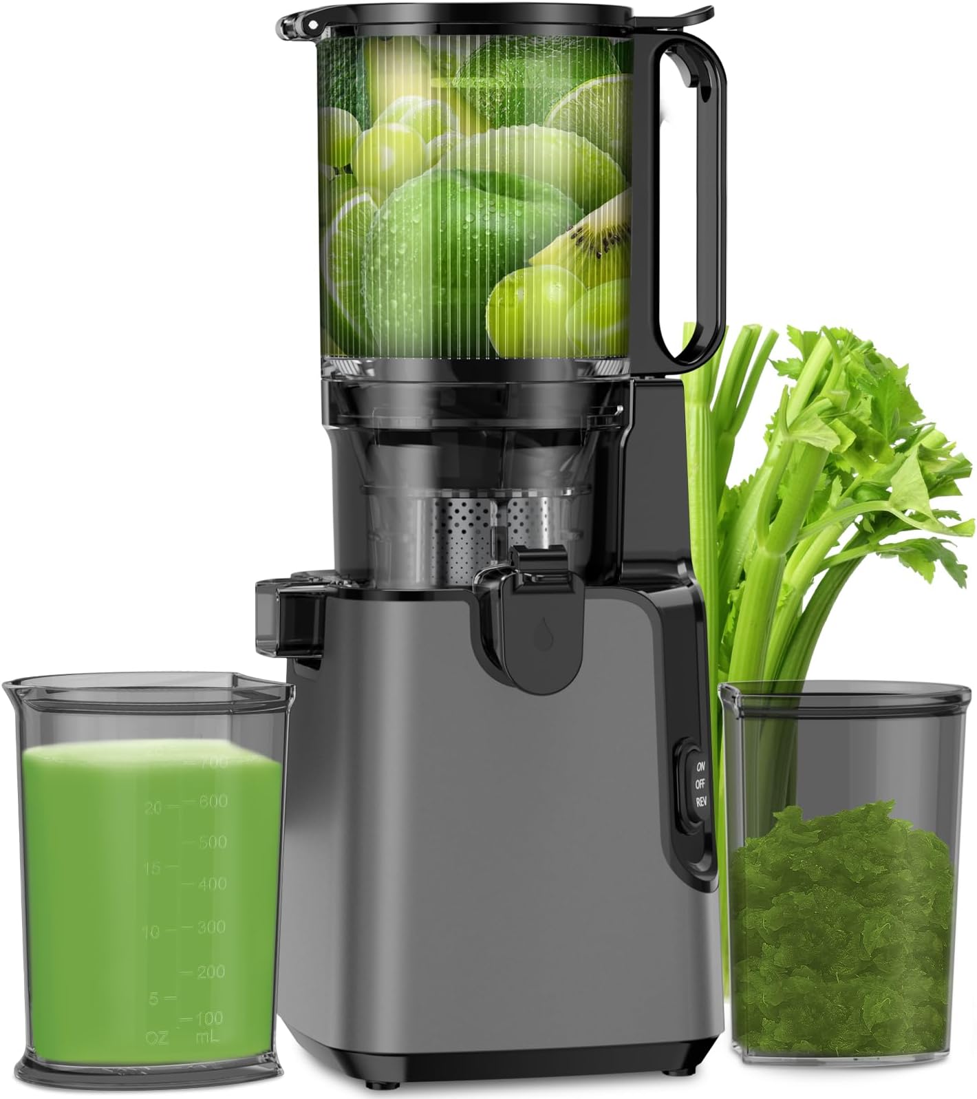 Amazon.com: Cold Press Juicer, Amumu Slow Masticating Machines with 5.4 ...