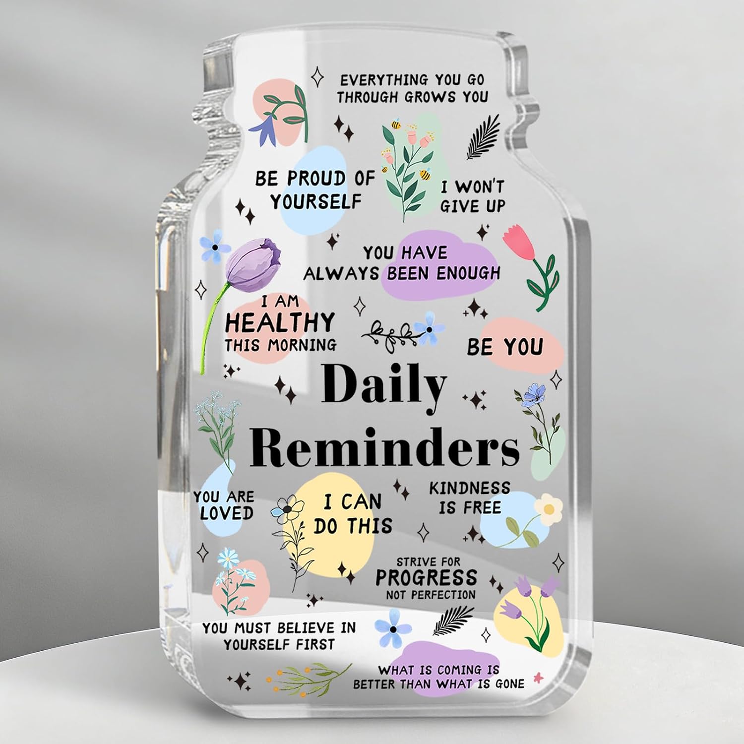 Amazon.com: Inspirational Daily Reminders Desktop Decor Sign ...