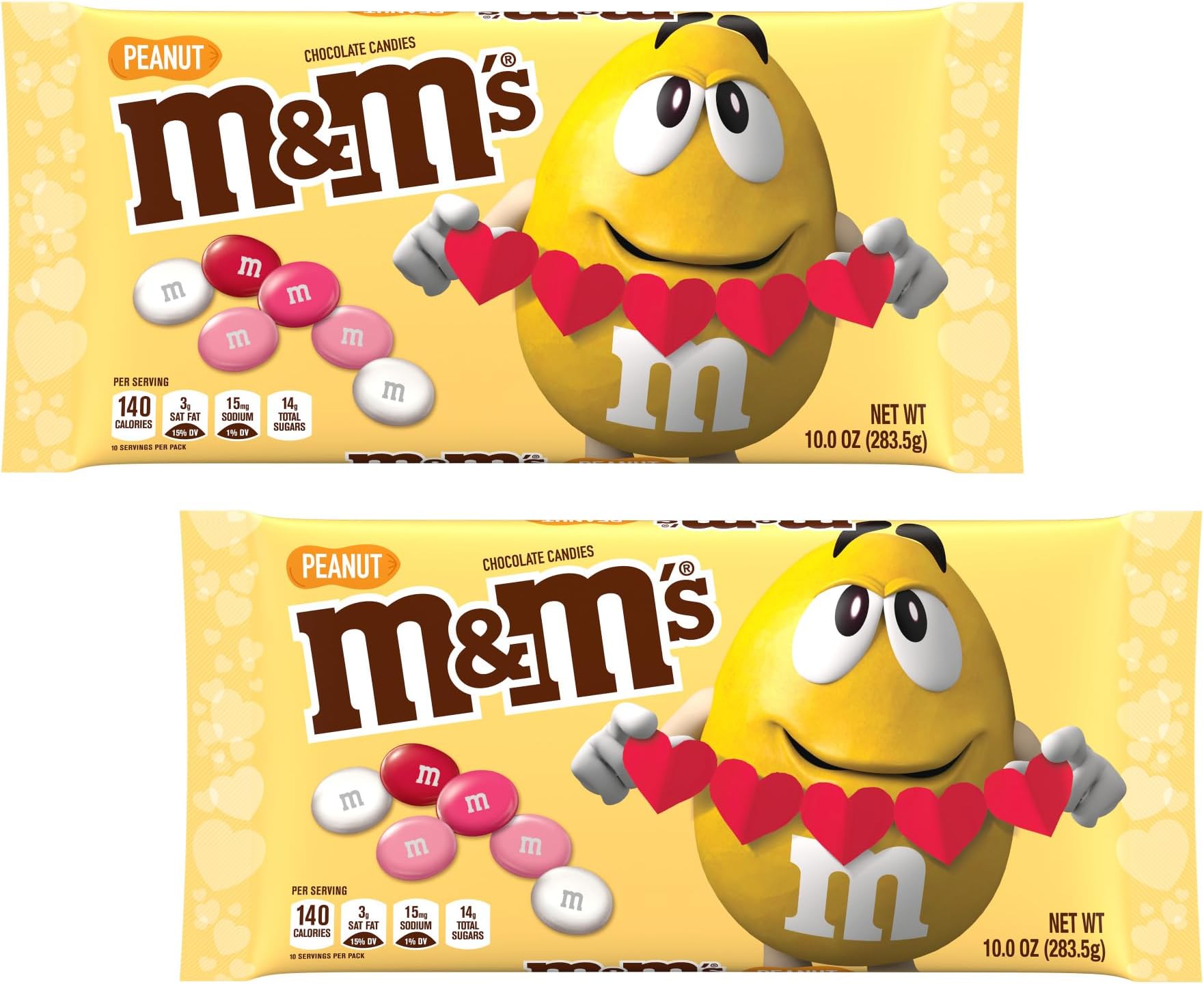 Amazon.com: M&M's Peanut Chocolate Candies - Pack of 2 - Perfect for ...