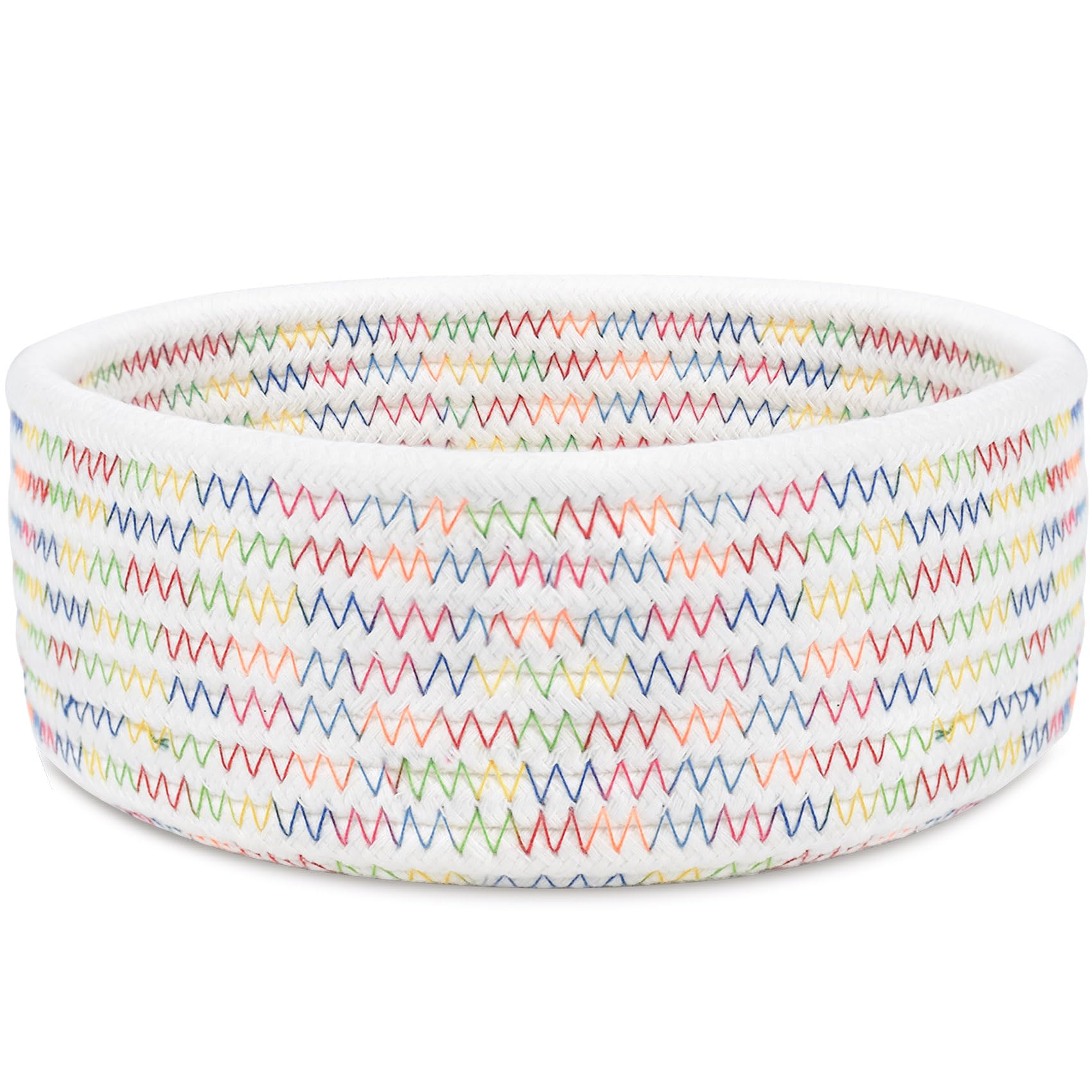 Amazon.com: ABenkle Small Woven Basket, Empty Tiny Shallow Storage ...