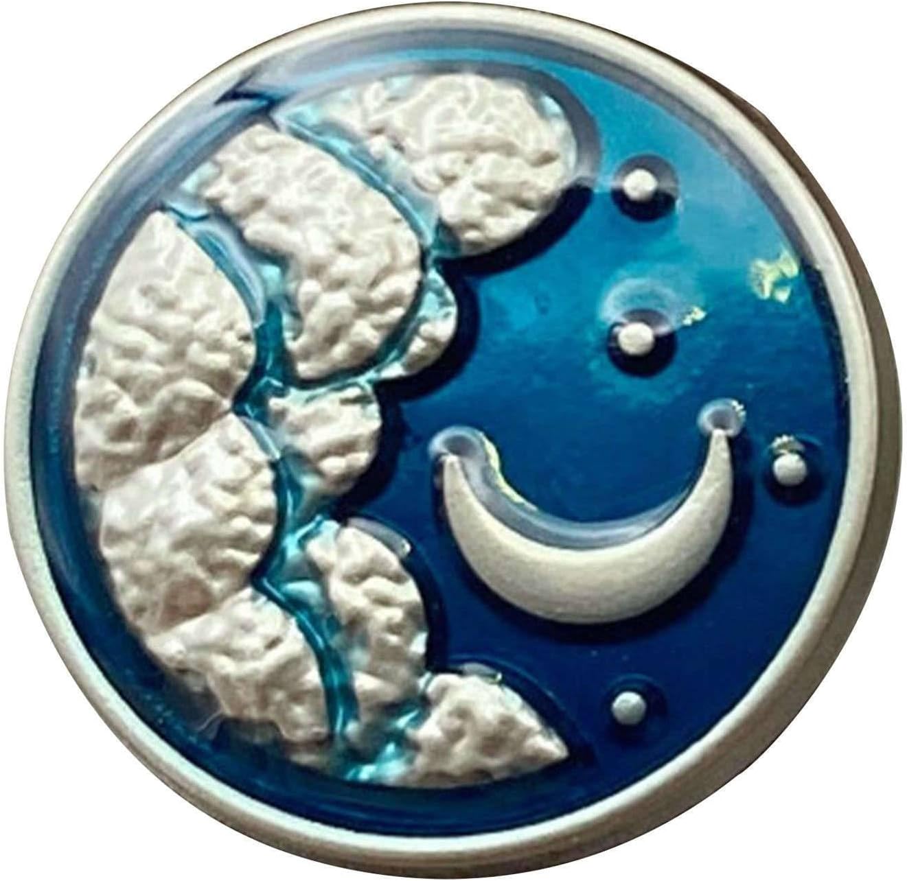 Amazon.com: CCYXFB 10 Pcs Shank Buttons Flat Round Alloy Buttons Metal ...