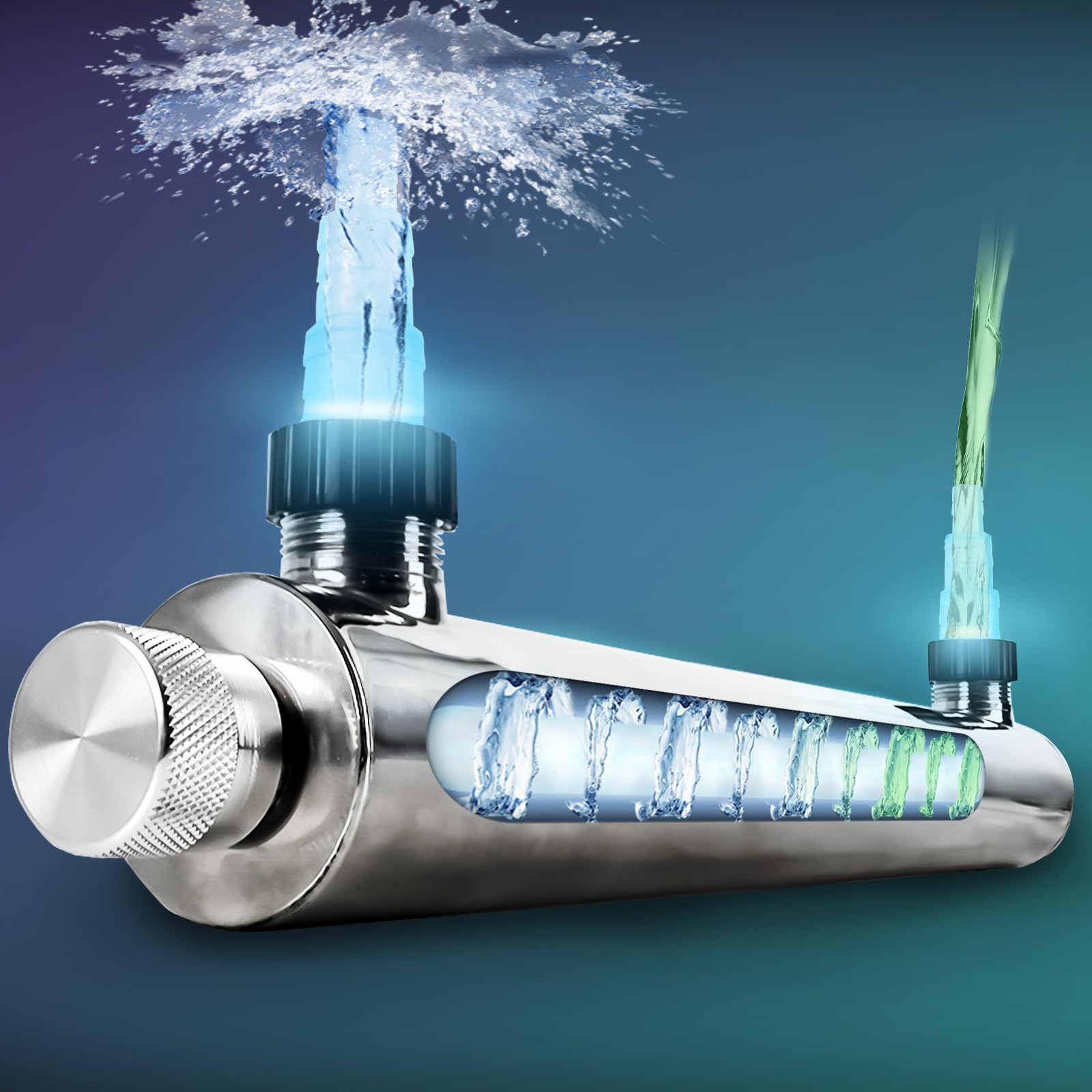 Amazon.com: coospider-repta UV Light for Aquarium Algae Control with ...