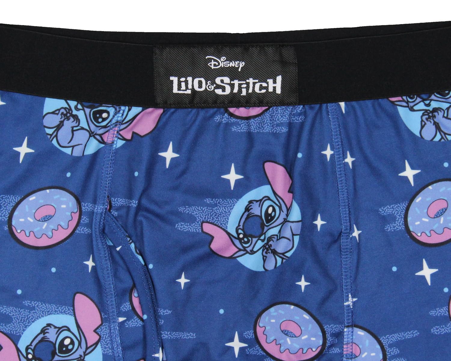 Snapklik.com : Disney Mens Lilo And Stitch Donuts Tag-Free Boxers ...