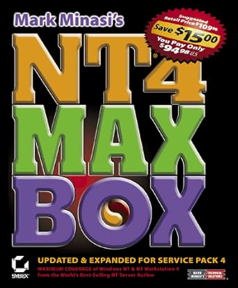 NT 4 Max Box (Boxed Set)+ CD: "Mastering Windows NT Server 4 ...