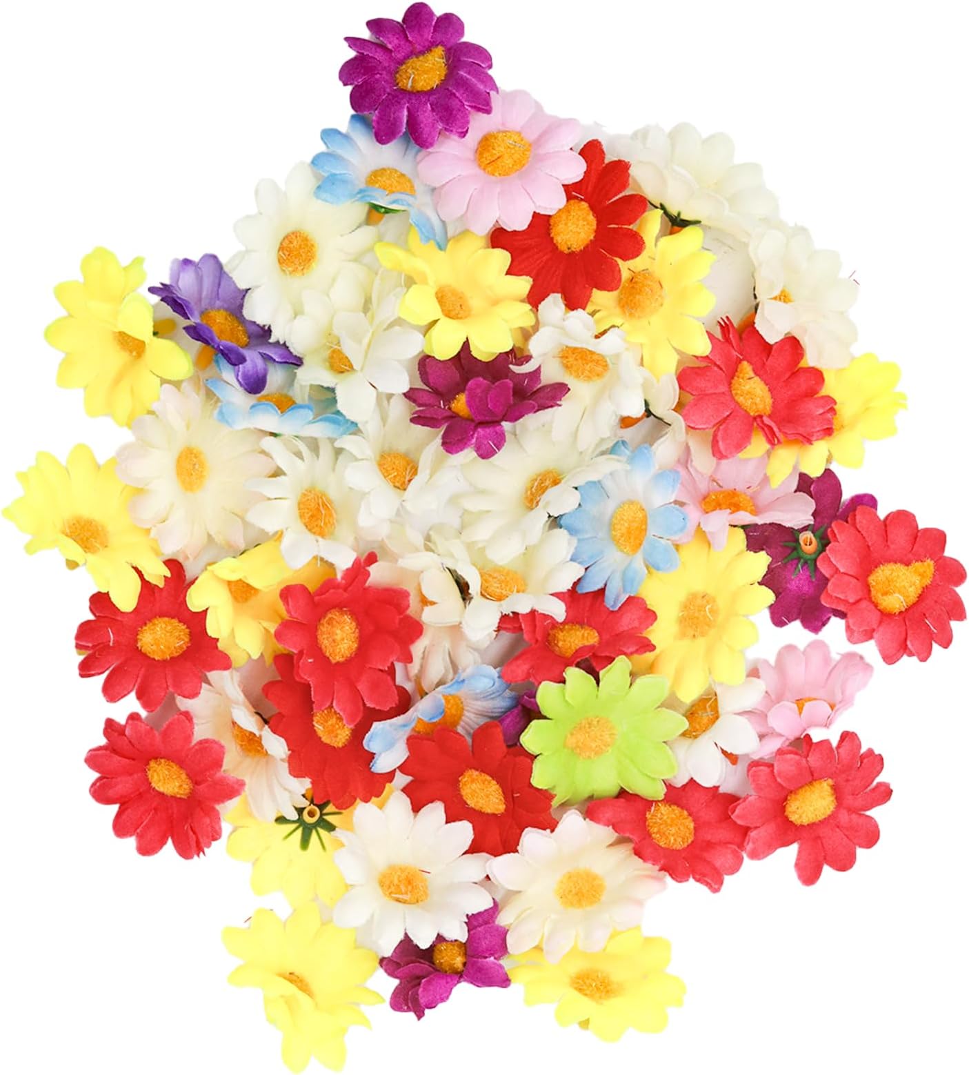 Amazon.com: Auswalar 100 PCS Artificial Sunflowers,4cm Artificial ...