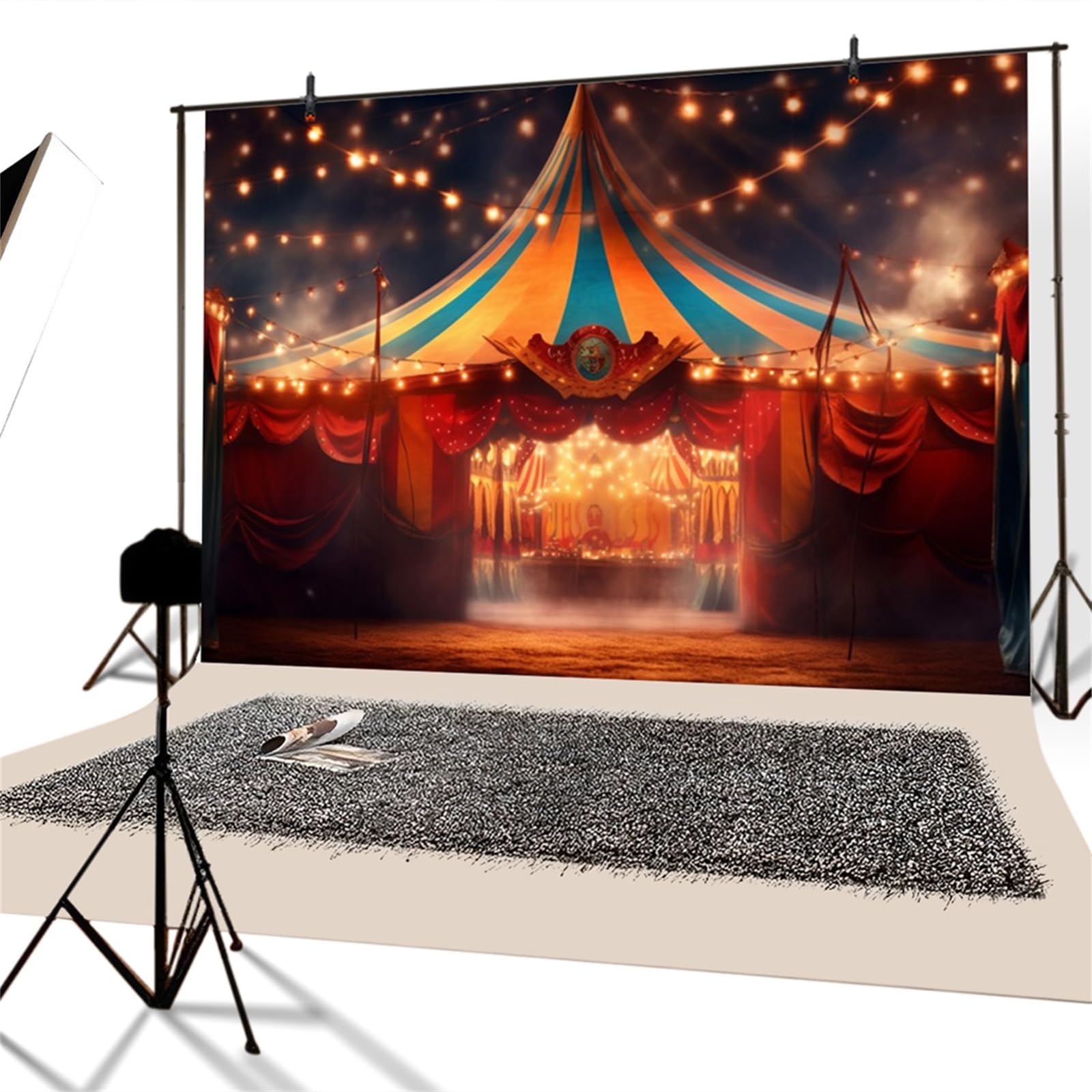 Circus Big Top Backdrop Big Top Circus Background Loop