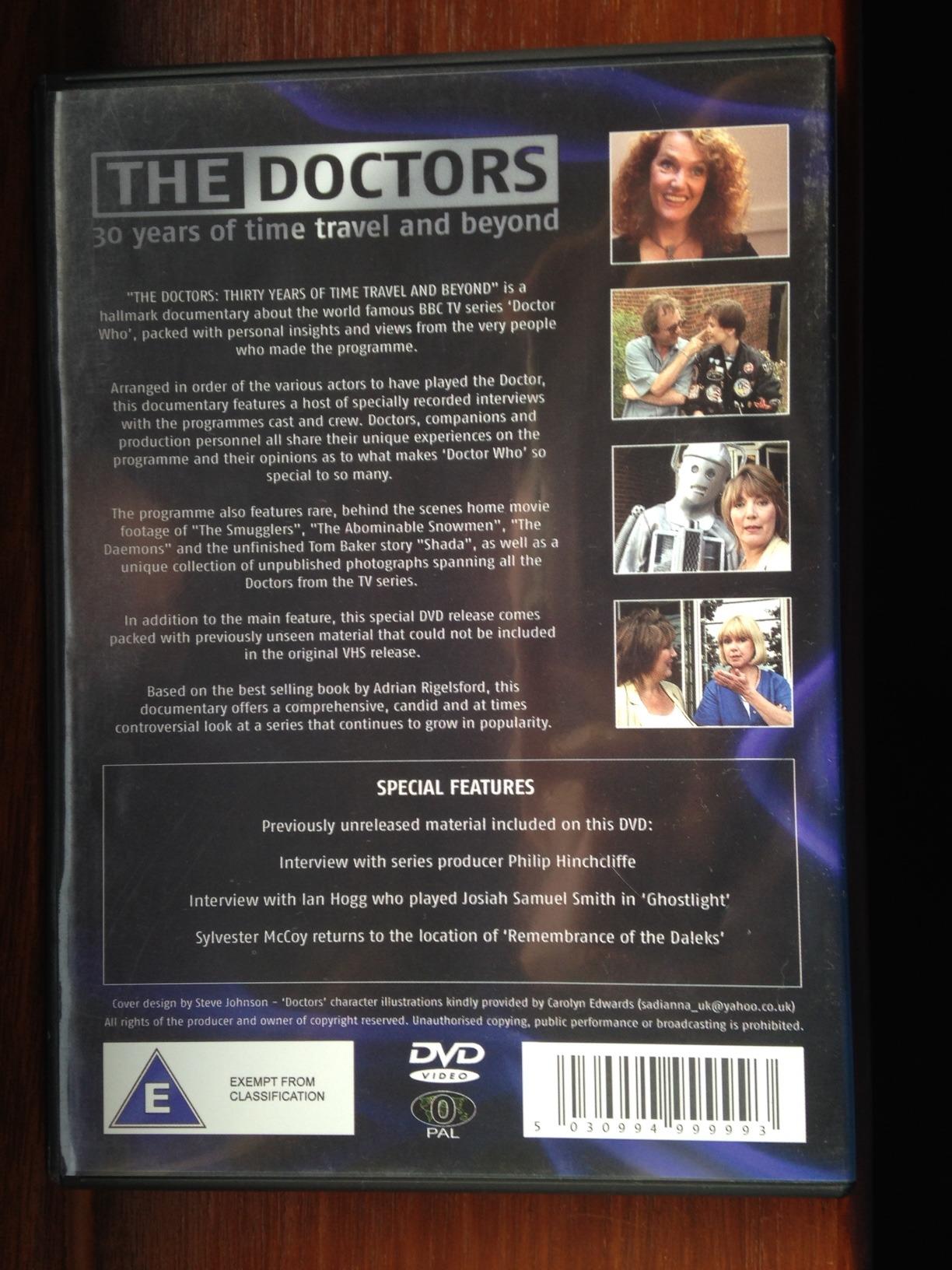 The Doctors - 30 Years of Time Travel and Beyond: Amazon.co.uk: DVD ...