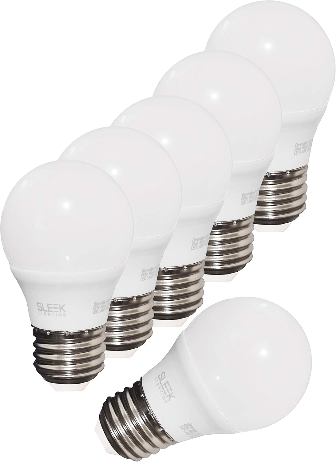 SleekLighting 5.5W A15 Dimmable LED Lightbulb (6 Pack) - General ...