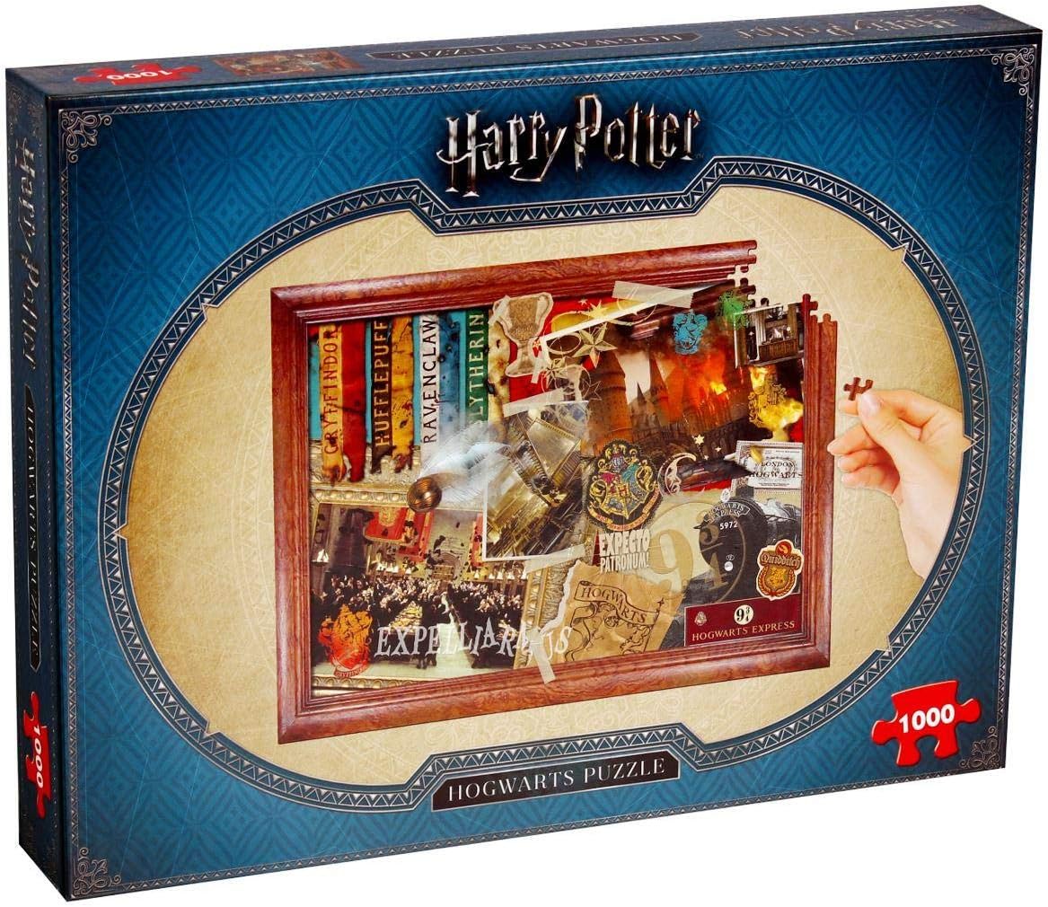 Amazon.com: Harry Potter Hogwarts 1000 Piece Jigsaw Puzzle : Toys & Games