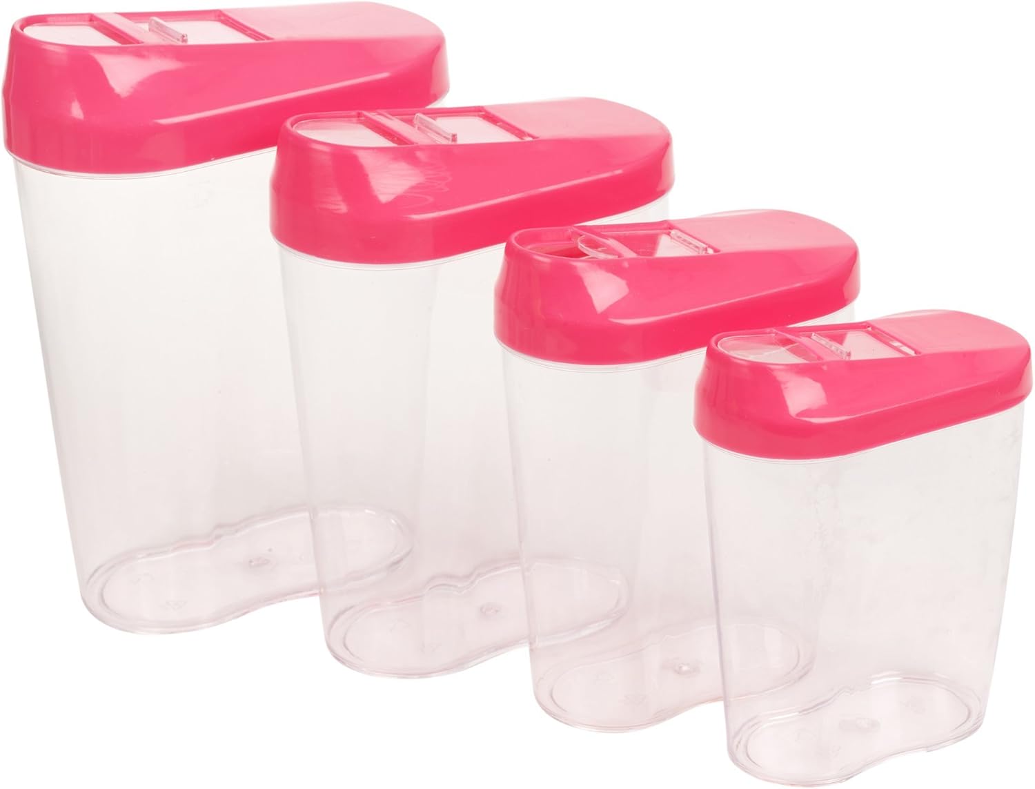 Amazon.com: EG Homeware 4Pc Stacking Nested Food Storage Dispenser ...