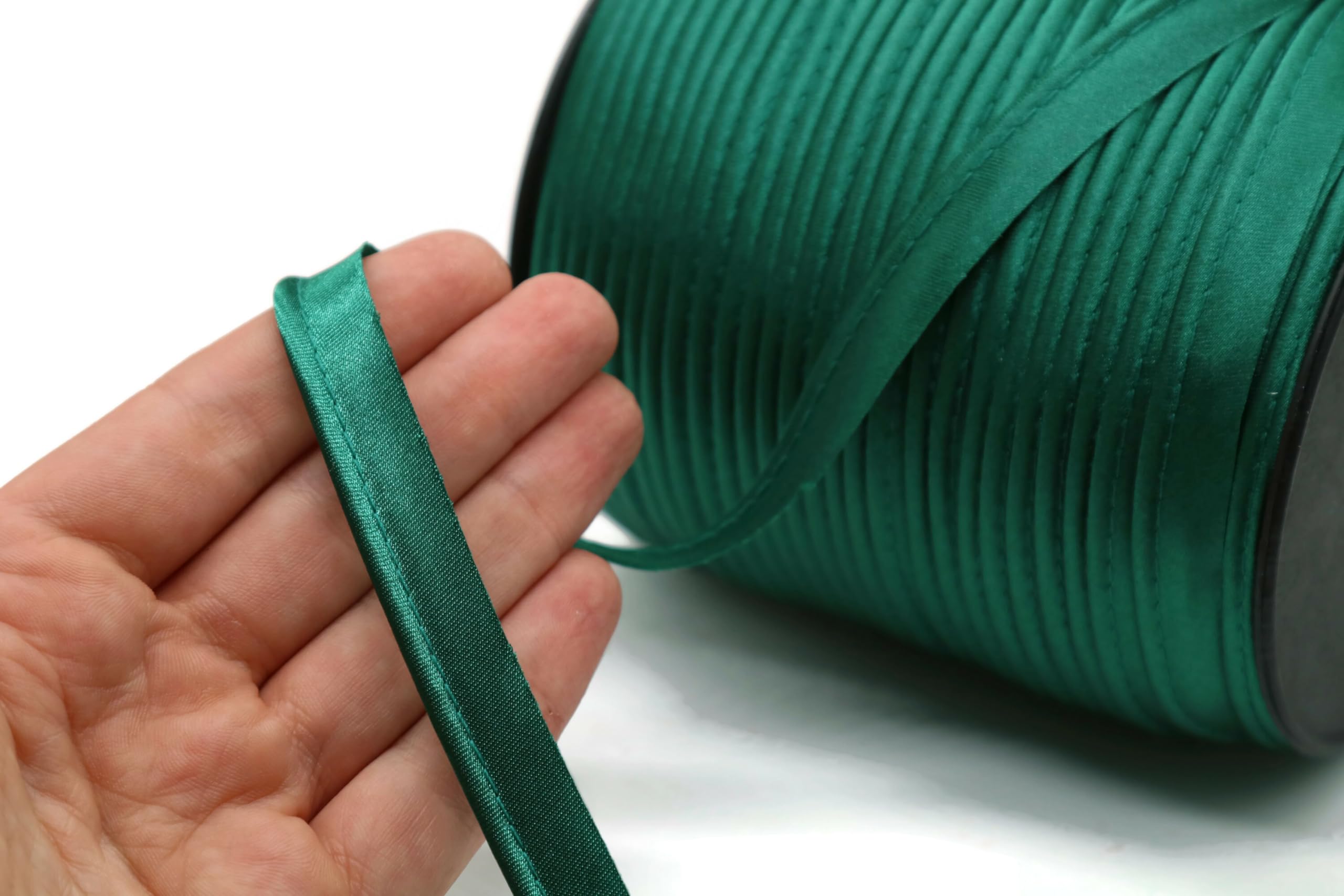 LYRACCES Satin Bias Tape Lip Cotton Fabric Cord Edge Rope Ribbon ...