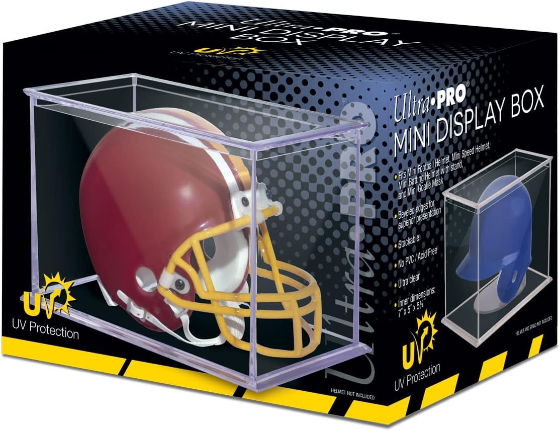 Amazon.com: Ultra Pro Mini Helmet & Figurines UV Protected Display Case ...