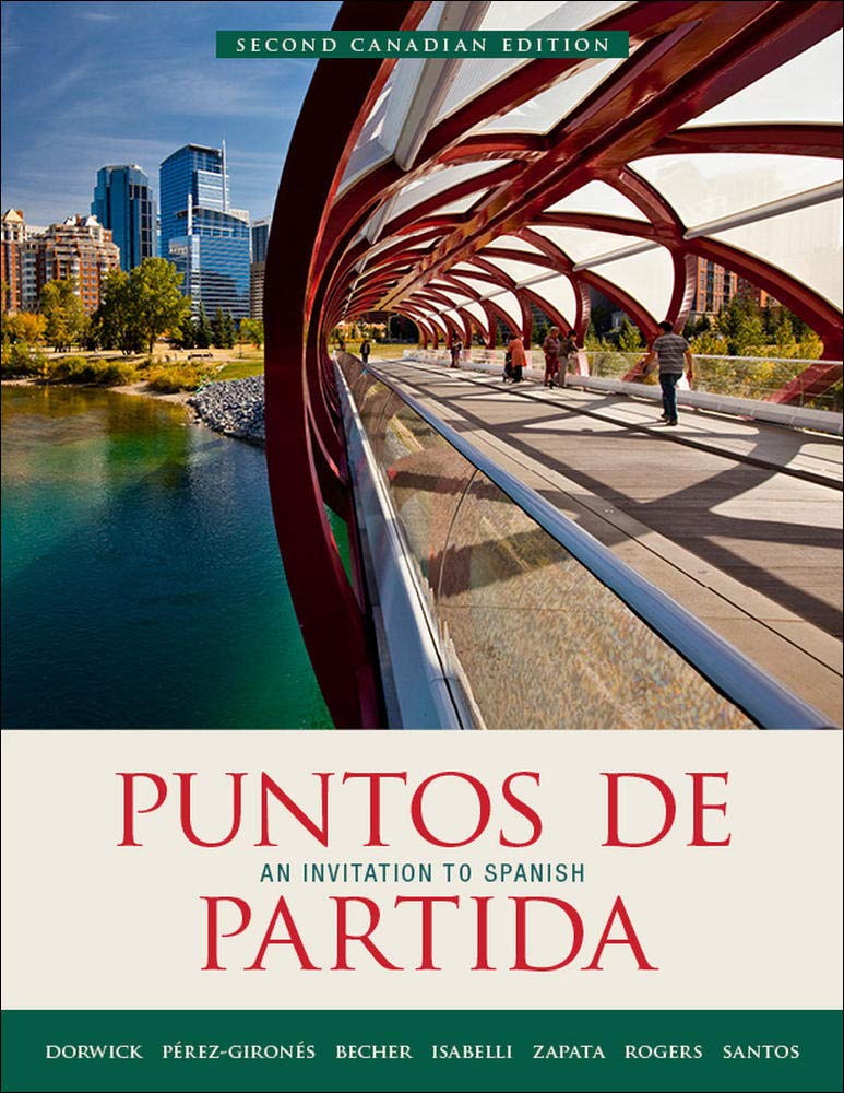 Puntos de partida: An Invitation to Spanish: Dorwick, Thalia, Pérez ...