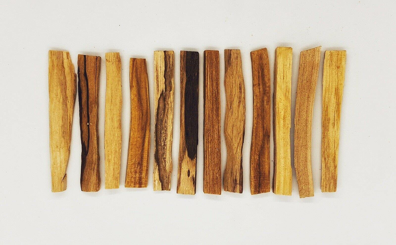 Amazon.com: 12 THINLY Cut Peru Palo Santo Sticks : Home & Kitchen