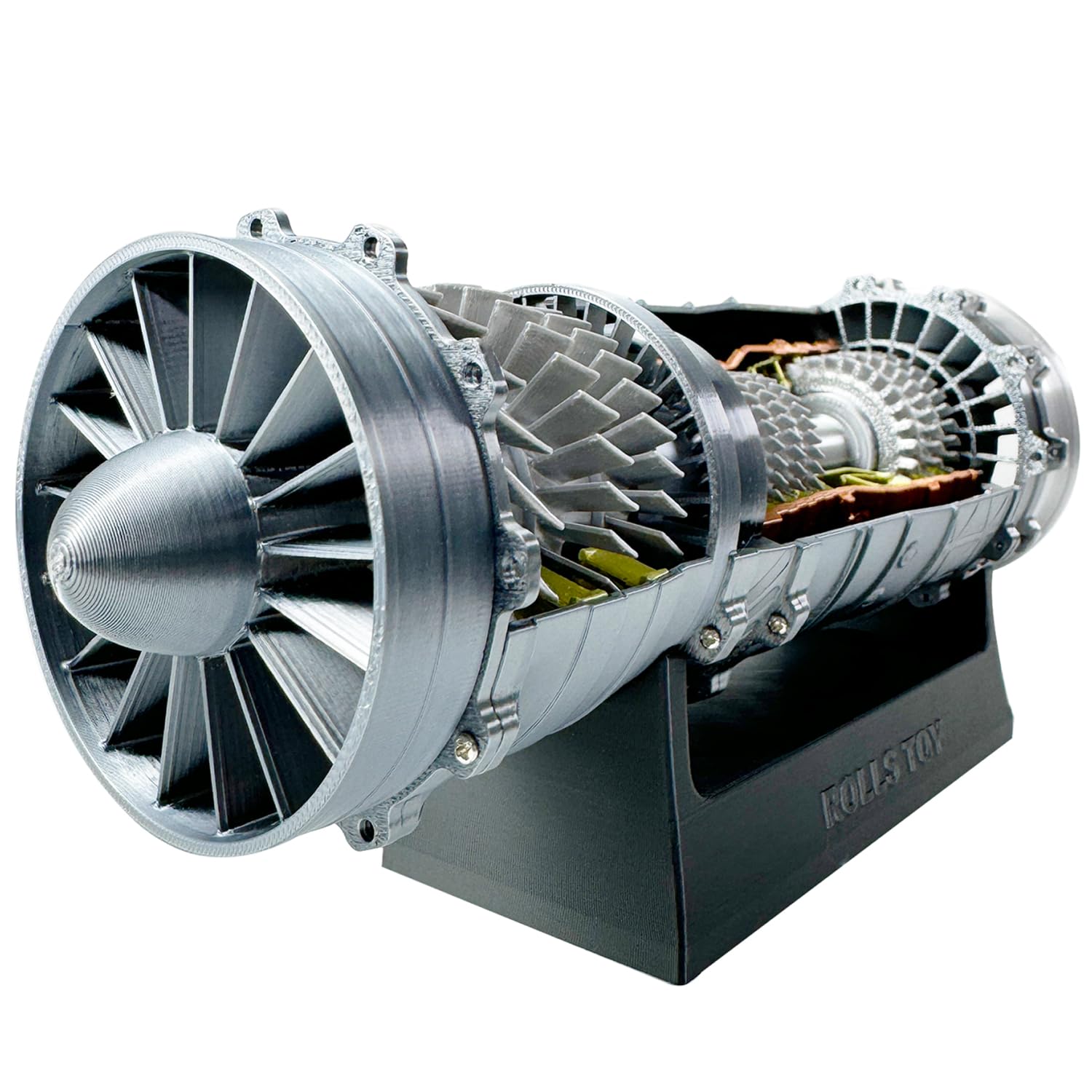 Amazon.com: Fighter Turbofan Turbojet Engine Model, Jet Aircraft Engine ...