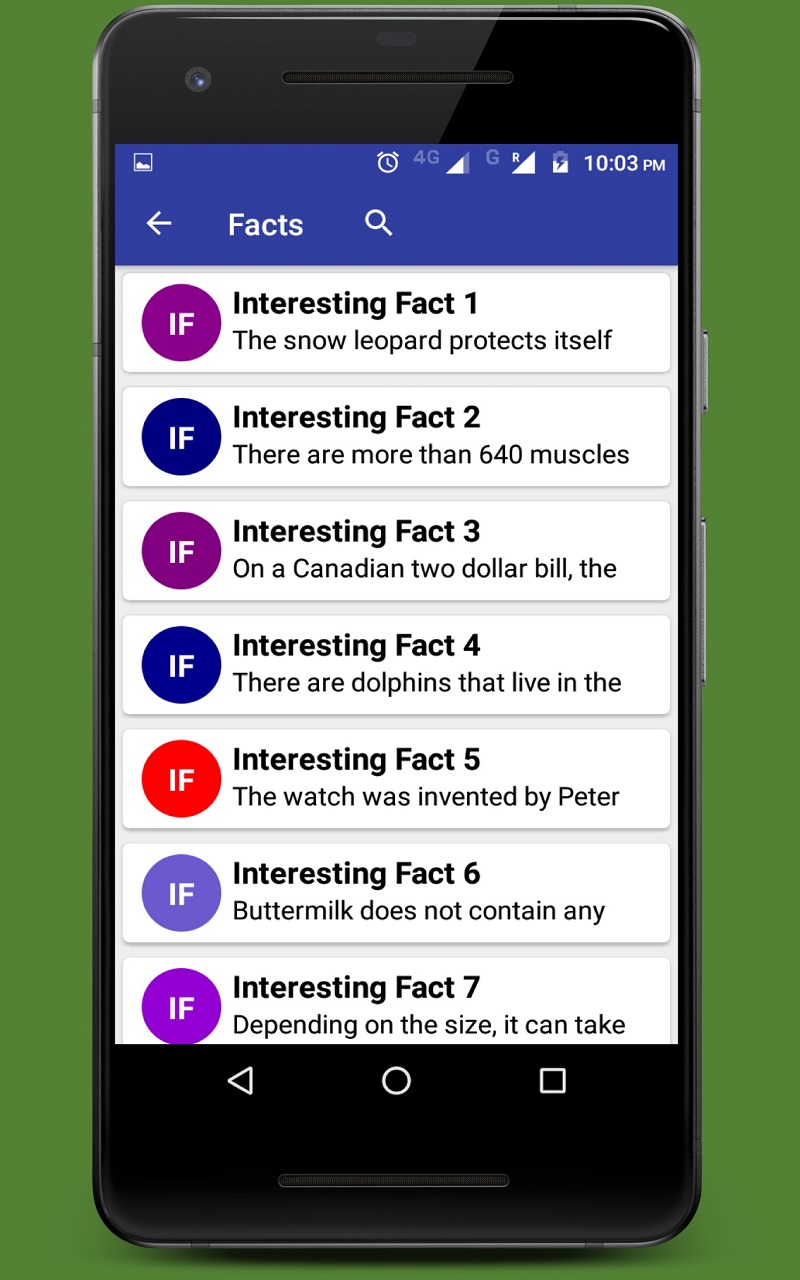 Daily Facts - App on Amazon Appstore