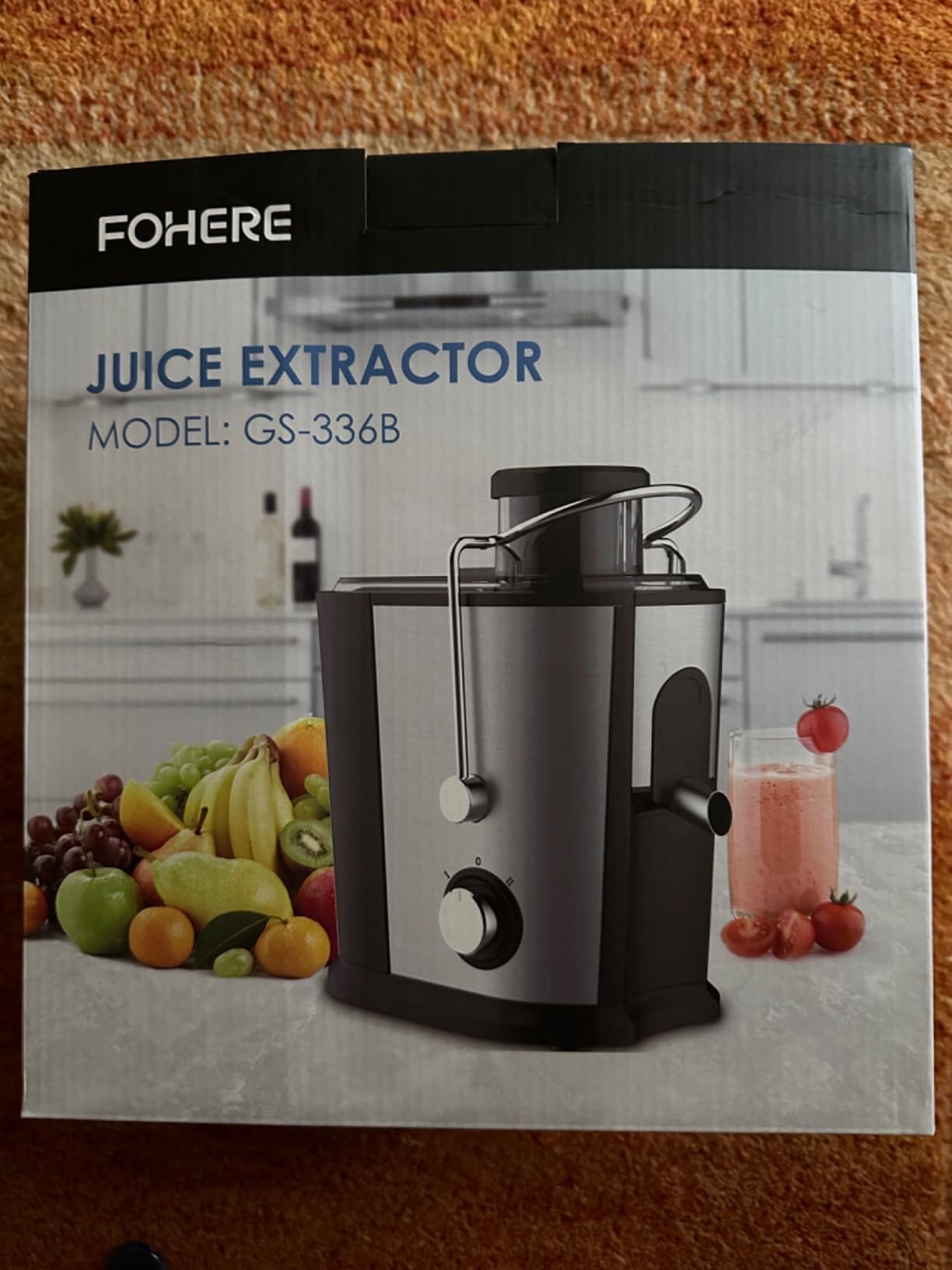 FOHERE Juicer Machines 600W, 3" Wide Mouth Juicers Whole Fruit and ...