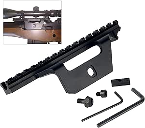 Amazon.com : Gotical See-Thru Scope Mount for M1A/M14, 061 T6 Aluminum ...