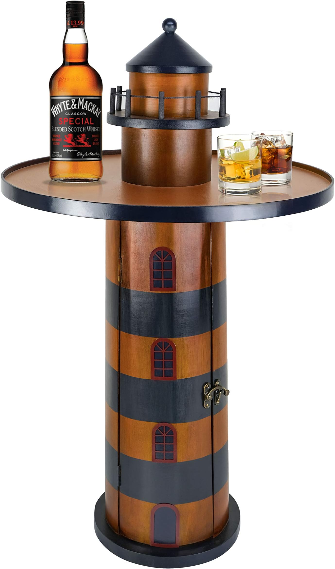 Amazon.com: HS Nautical Ship Wheel Table w/Glass : Home & Kitchen