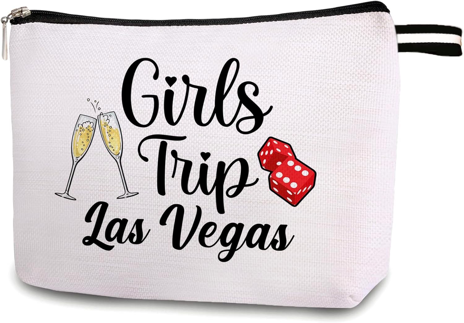 Amazon.com: SUNFYCN Weekender Makeup Bags, Las Vegas Girls Trip Makeup ...