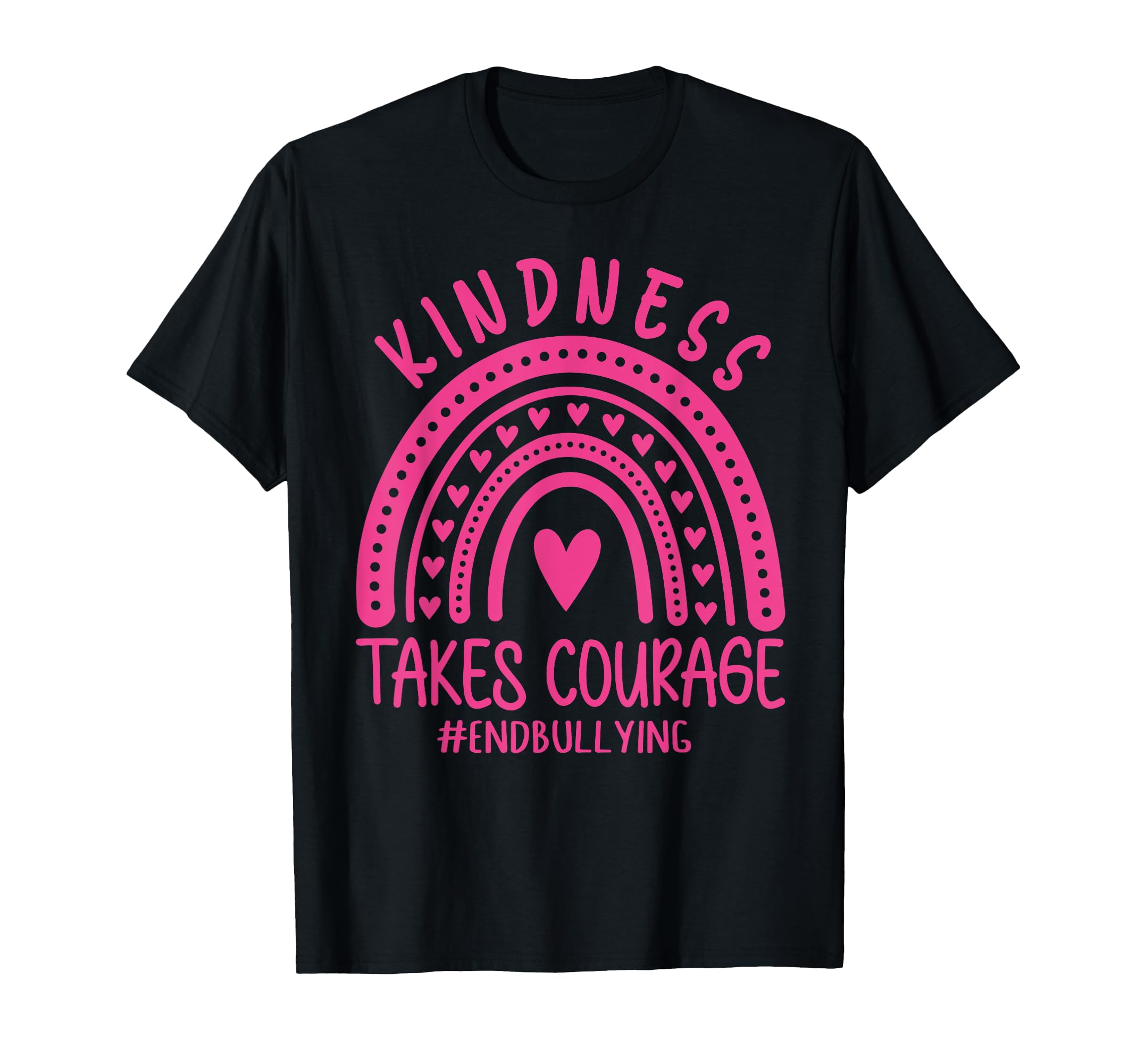 Amazon.com: Kindness Takes Courage Support Anti Bullying Pink Day T ...