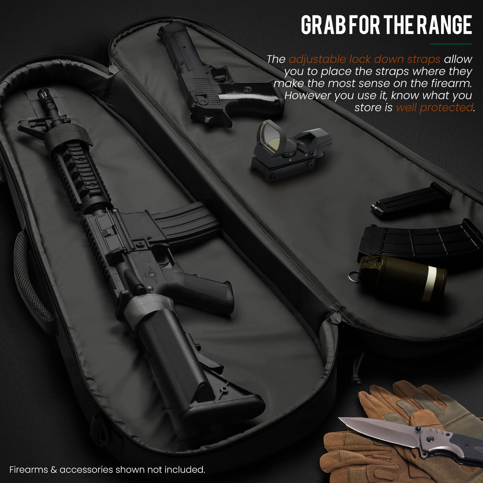 Snapklik.com : 32inch 36inch Short Barrel Rifle Case Soft Tactical ...