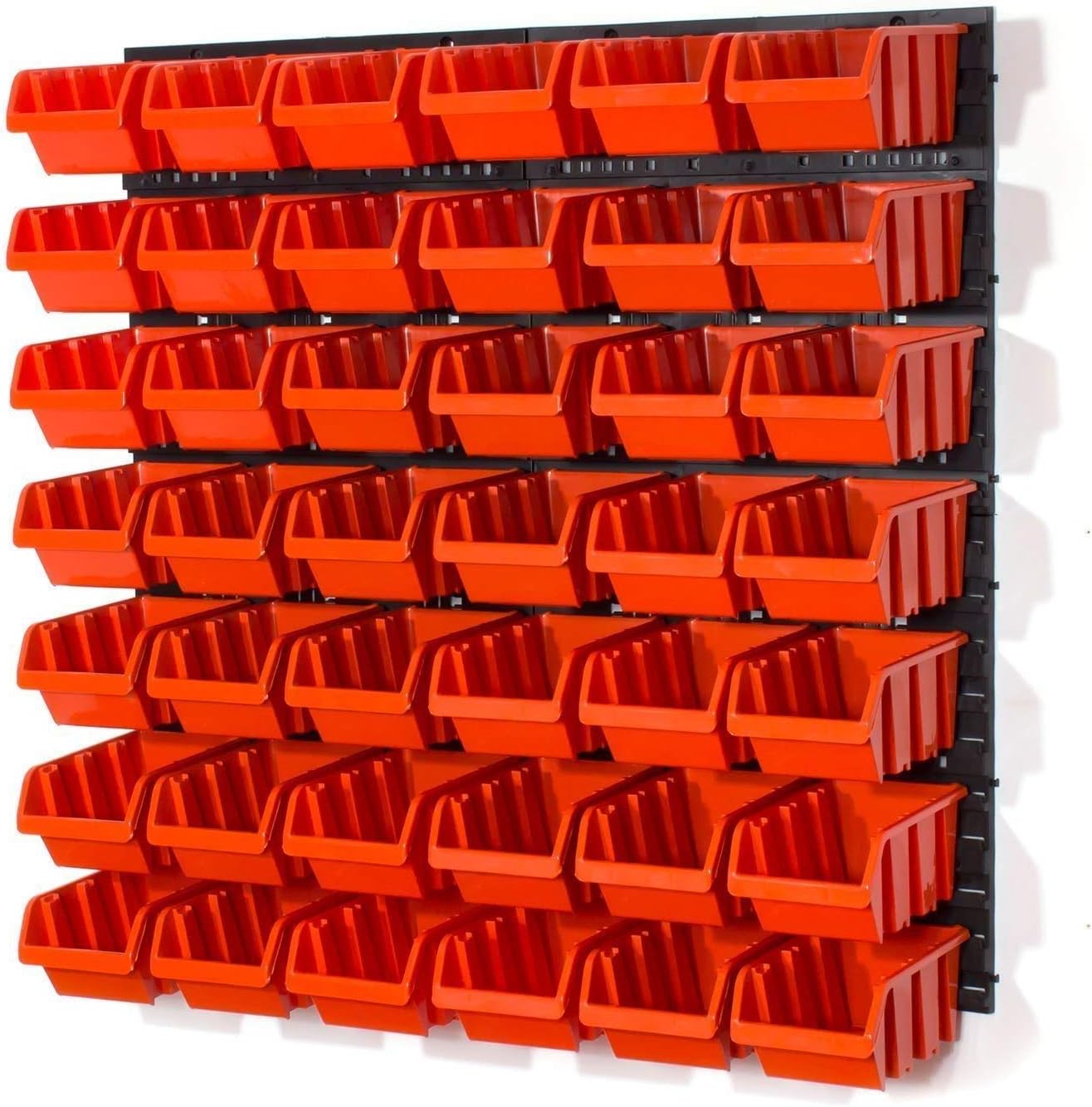 VonHaus Workshop Storage - 30pcs Wall Mount Storage Organiser Bin for ...