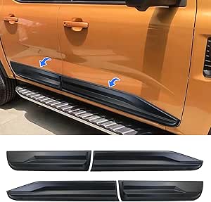 SUERAUTO4X4 Side Door Body Cladding Moulding Trim for Ford Ranger Next ...