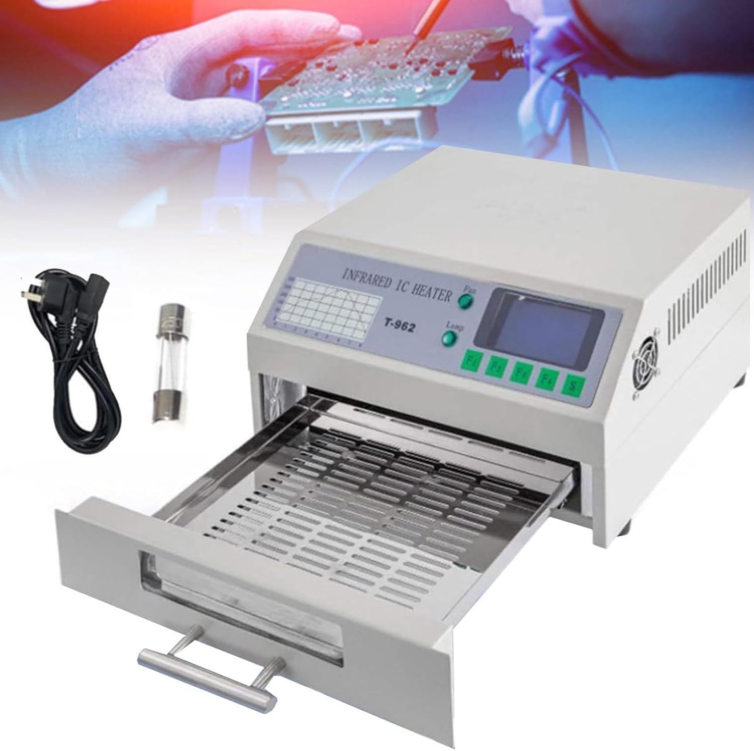 DaMga T-962,T-962A,T-962C,T-962A+ Desktop Reflow Oven, Infrared Reflow ...