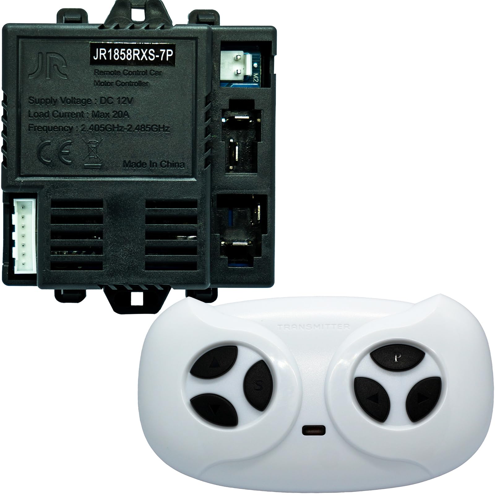 Amazon.com: JR1858RXS-7P 2.4ghz Remote for Ride on car Power Wheel ...