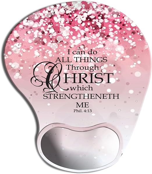 Amazon.com: Apottwal Pink Mouse Pad, Ergonomic Mouse Pad, Mouse Pad ...