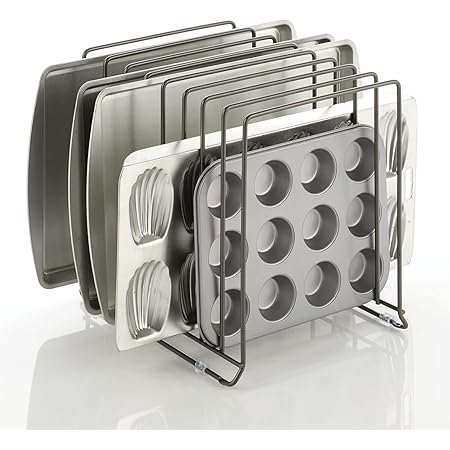 Amazon.com - Stock Your Home White (2 Pack) Steel Baking Pan Organizer ...