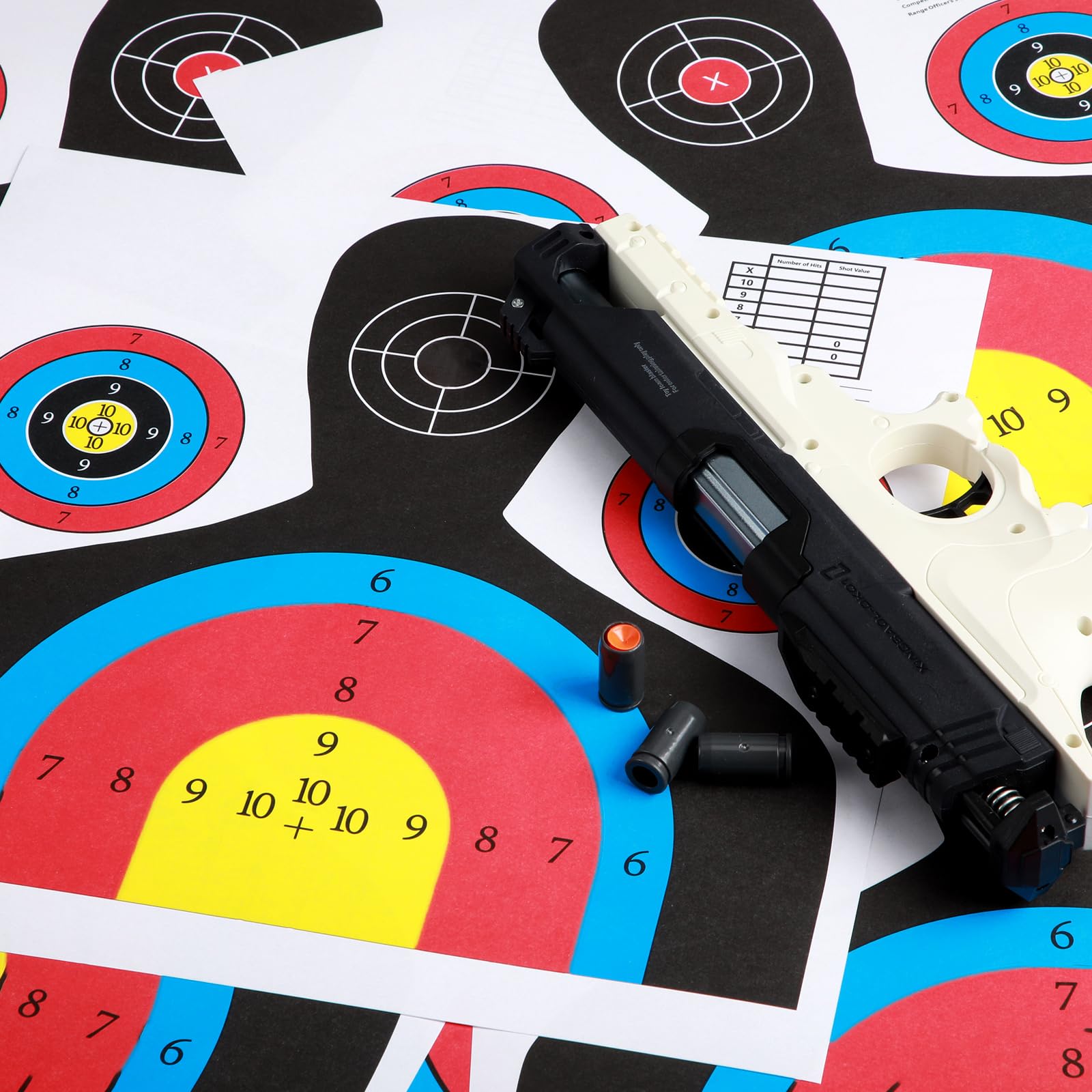 Snapklik.com : Fainne 200 Sheets Paper Shooting Targets 12 X 12 Inch ...
