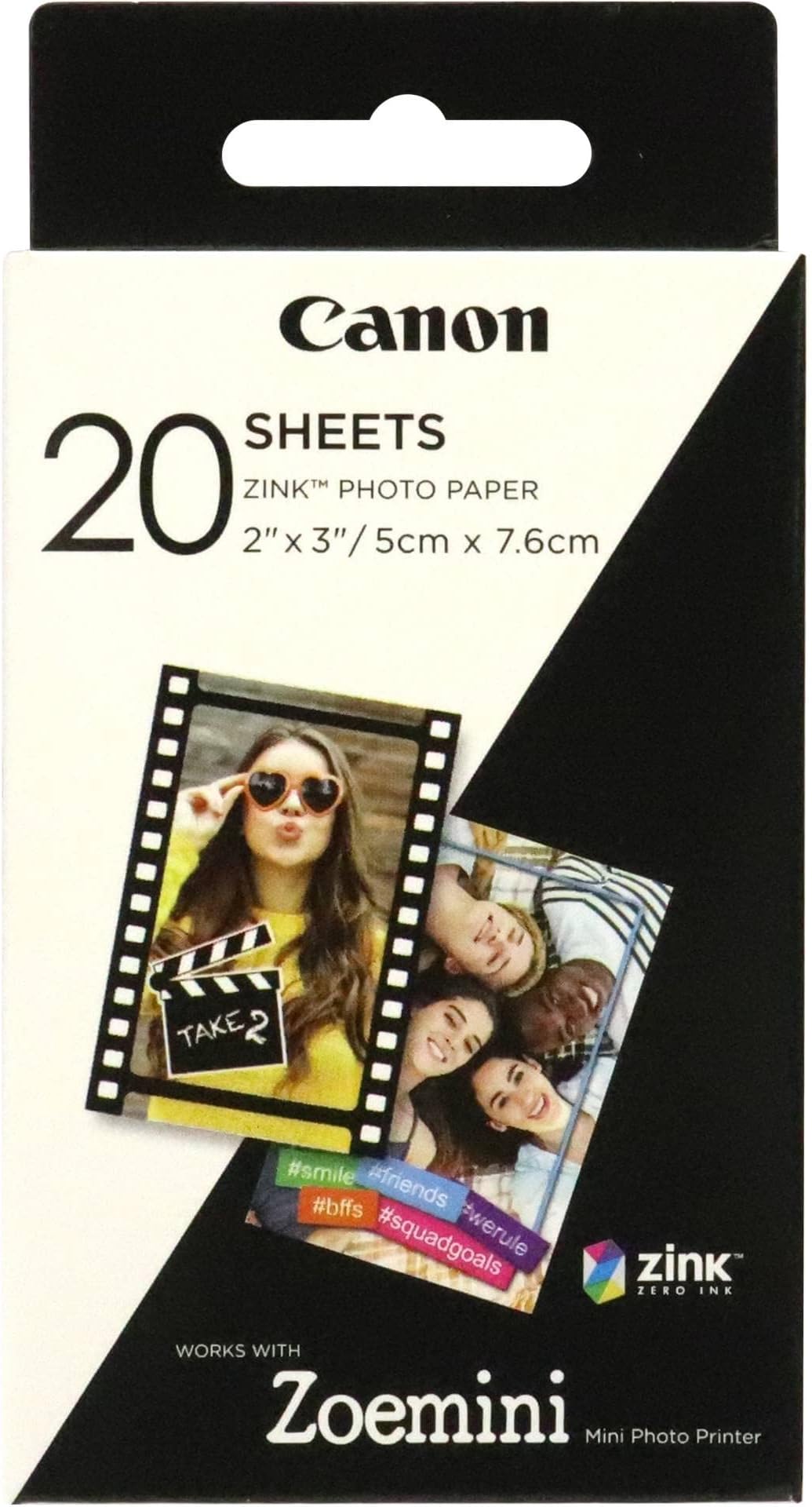 Amazon.com: Canon ZINK Photo Paper Pack, 50 Sheets : Office Products