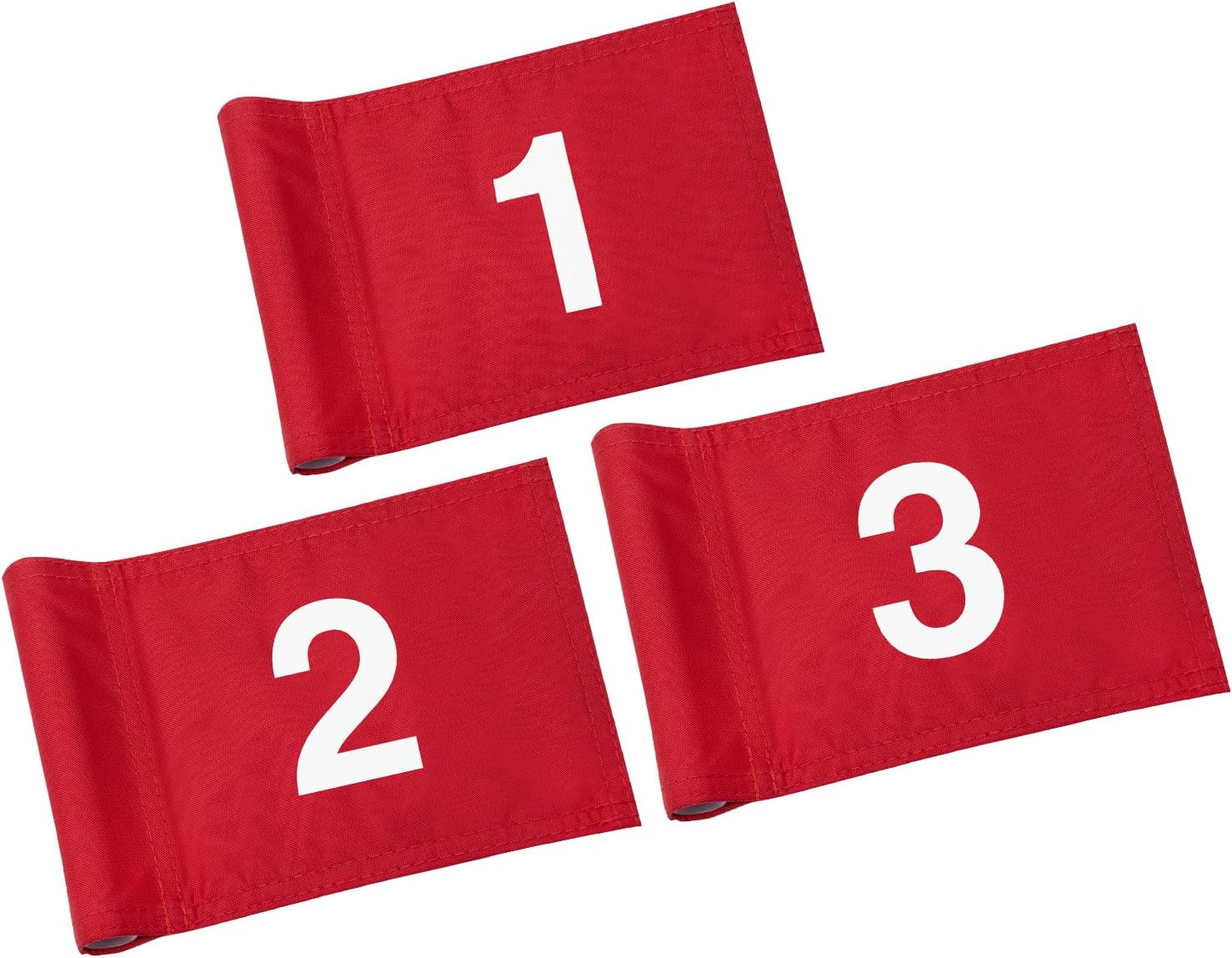 Amazon.com : Set of 3 Golf Putting Green Flagstick Flag Stick for Yard ...