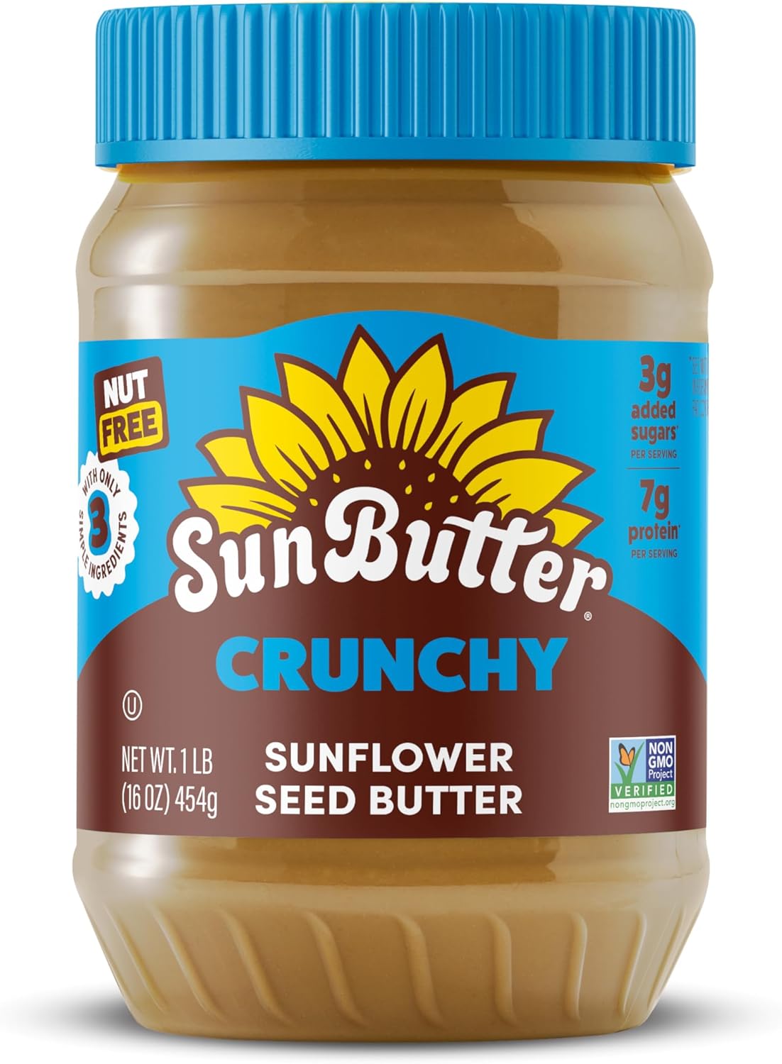 SunButter, Natural Crunch, Sunflower Seed Spread, 16 oz (454 g ...