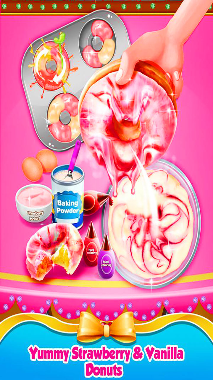 Make Cupcake & Donut - Rainbow Princess Bakery Education Game - App on ...