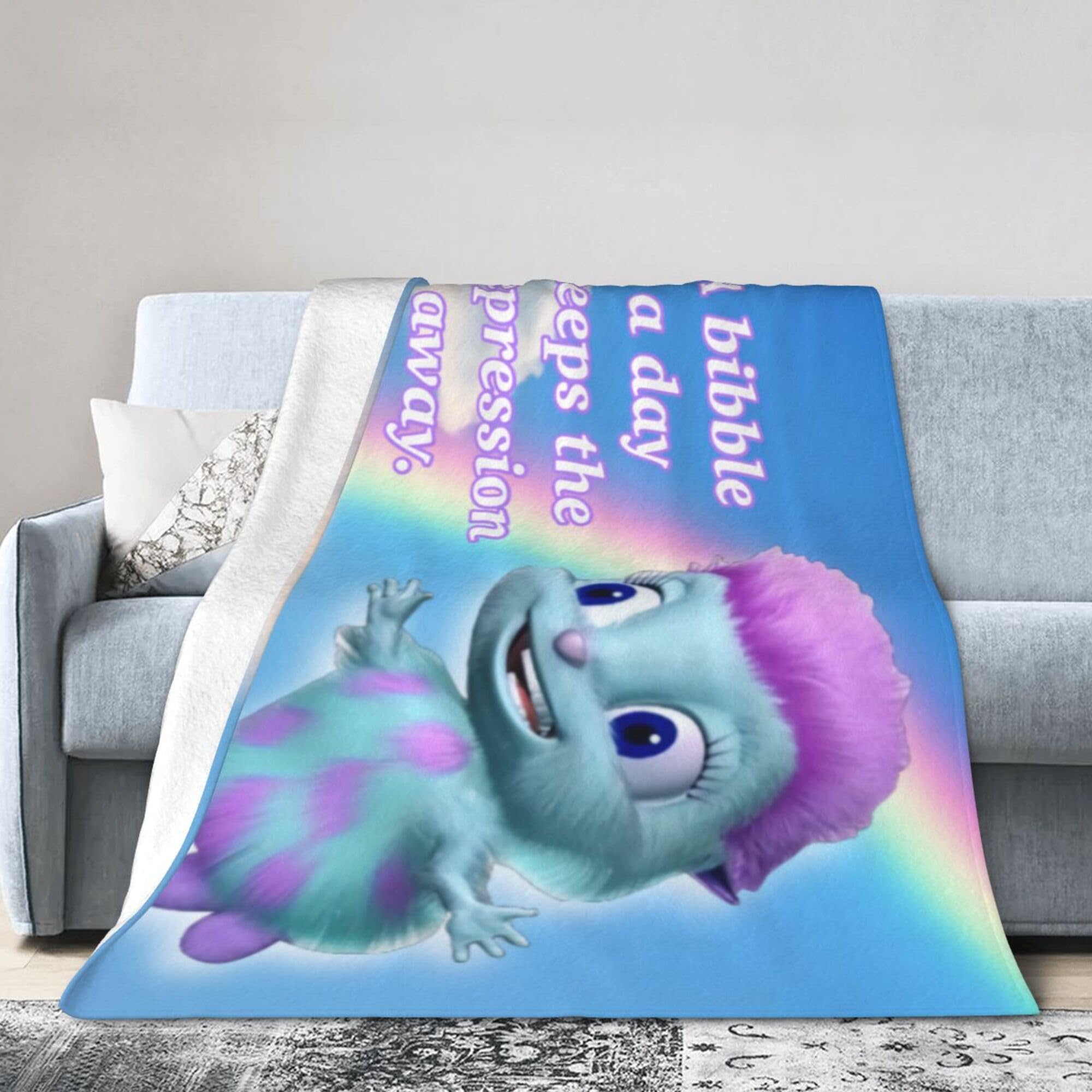 Amazon.com: Bibble Blanket Soft Plush Throw Blankets Super Fuzzy Warm ...