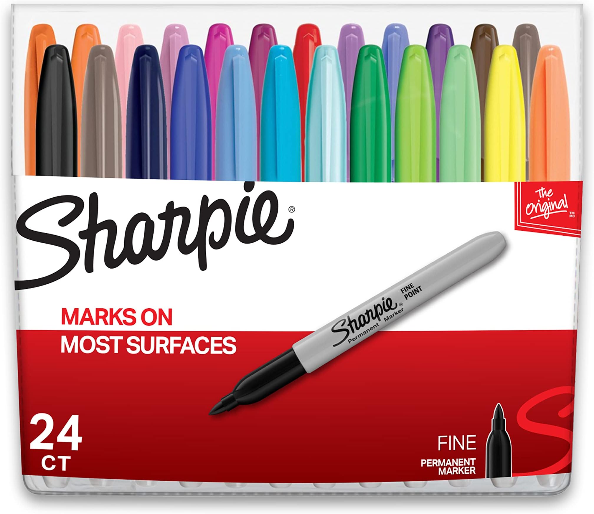Amazon.com : Sharpie Permanent Markers | Chisel Tip Markers, Assorted ...