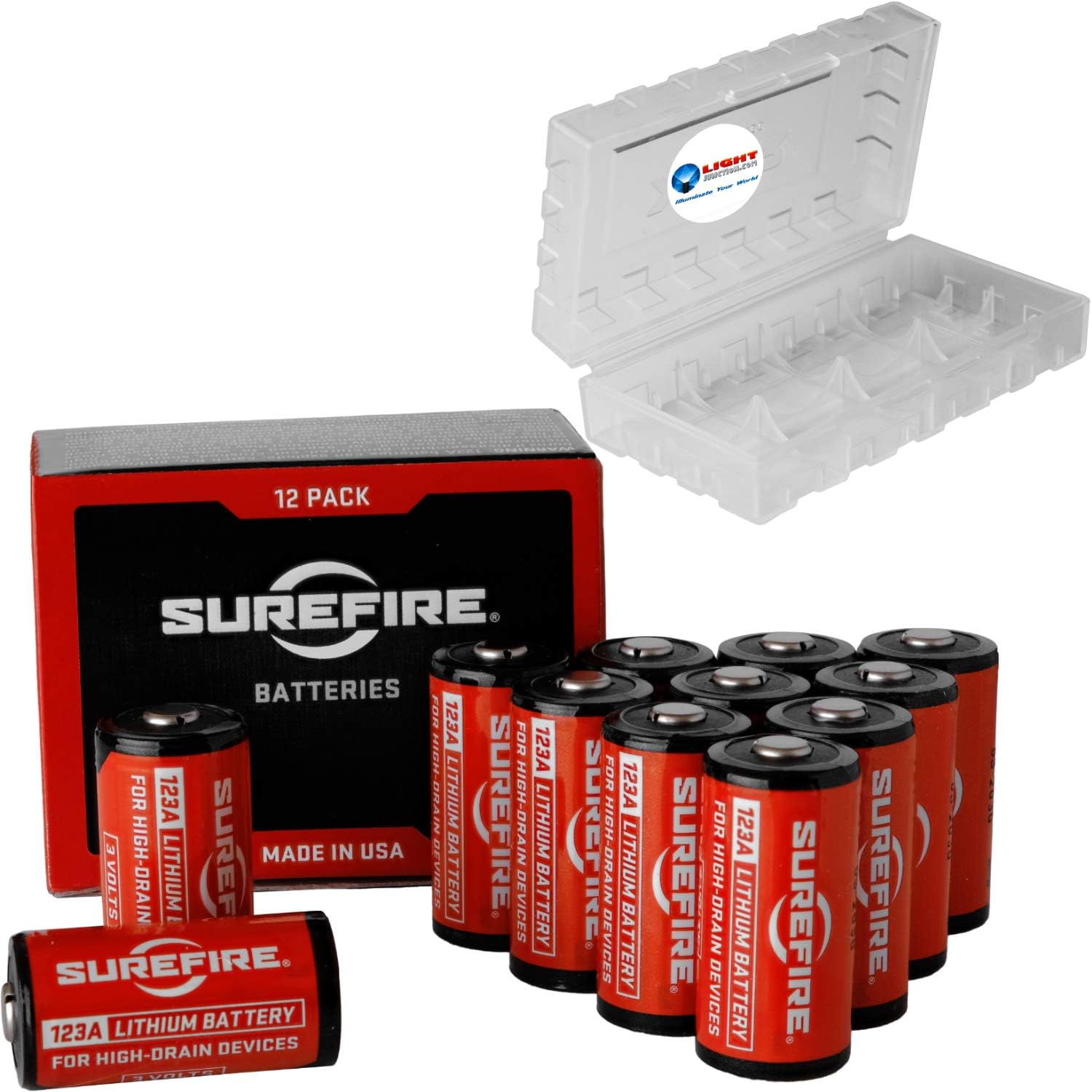 Amazon.com: SureFire SF12-BB 123A 3-Volt CR123 Lithium Batteries - 24 ...