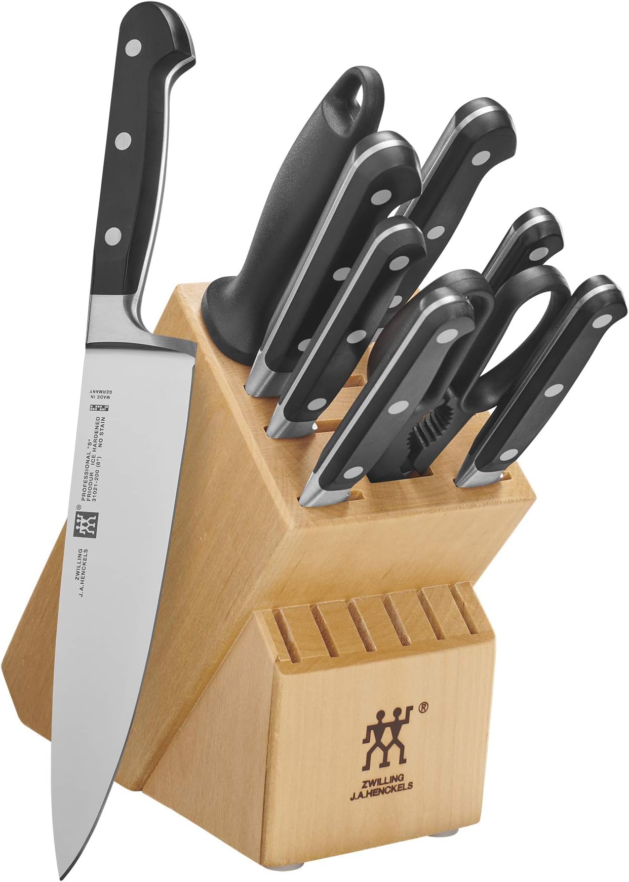Amazon.com: Messermeister Carbon 5-Piece Magnet Knife Block Set ...