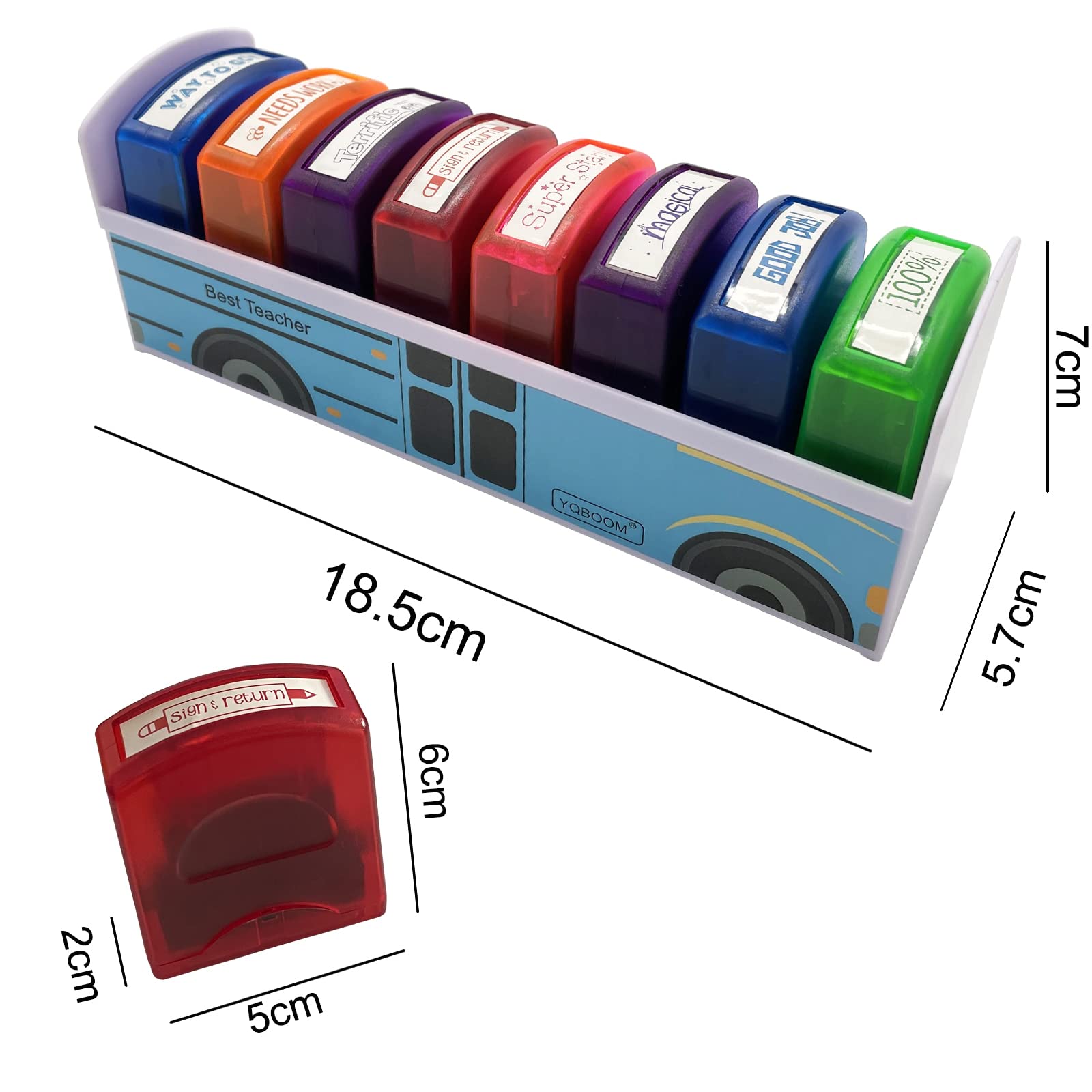 Snapklik.com : Best Teacher Stamp Kit Elementary Teacher Stamps Self ...