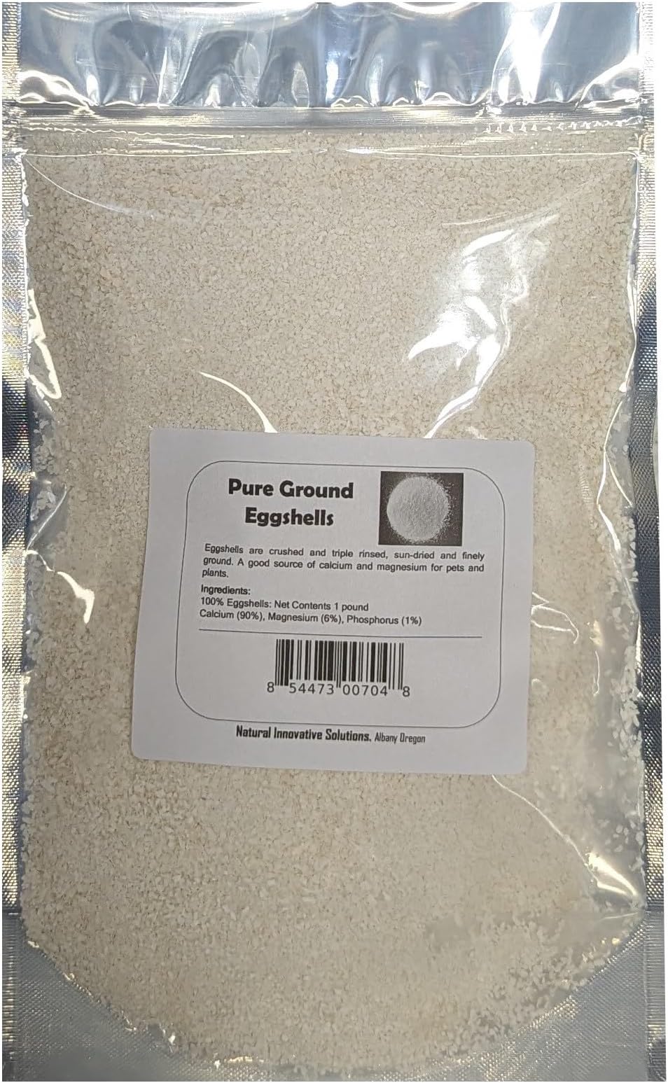 Amazon.com: Pure Eggshells Finely Ground Egg Shells (1 Pound), White ...