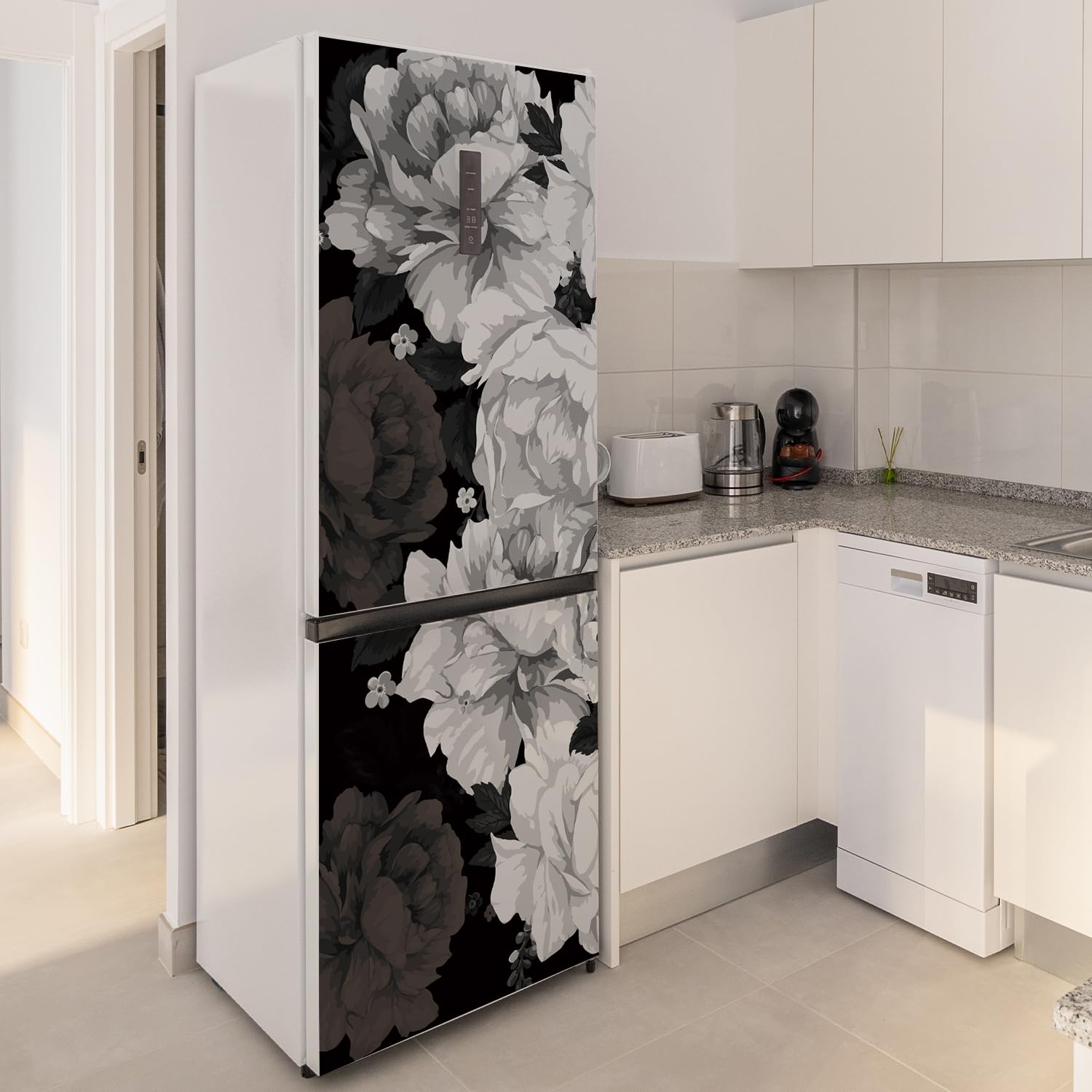 Amazon.com: Flortlias Refrigerator Stickers Murals Peel and Stick ...