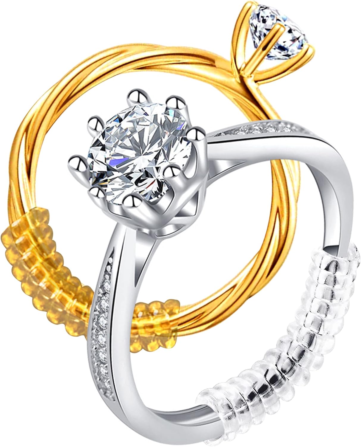 Amazon.com: Ring Sizer Adjuster for Loose Rings,Invisible Ring Sizer ...