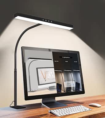 Amazon.com: ANINO LED Desk Lamp with Clamp Monitor Light Flexible ...