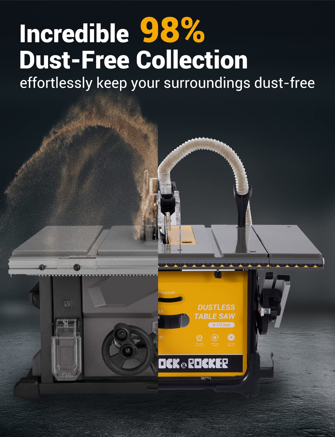 Rock&Rocker Dust-Free Table S...B0BDRM16GT | Encarguelo.com