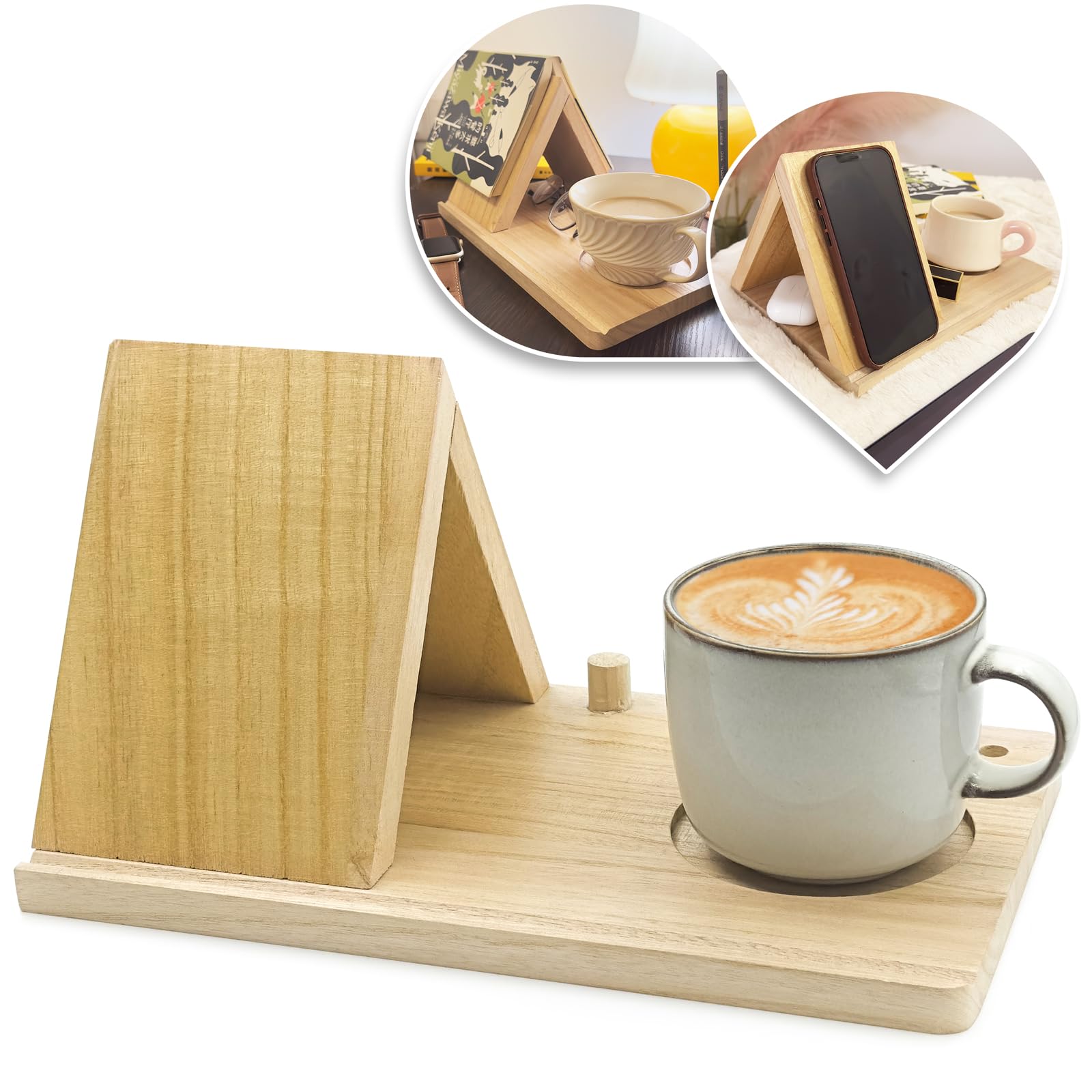 Amazon.com : Triangle Book Holder for Book Rest, Small Book Stand with ...