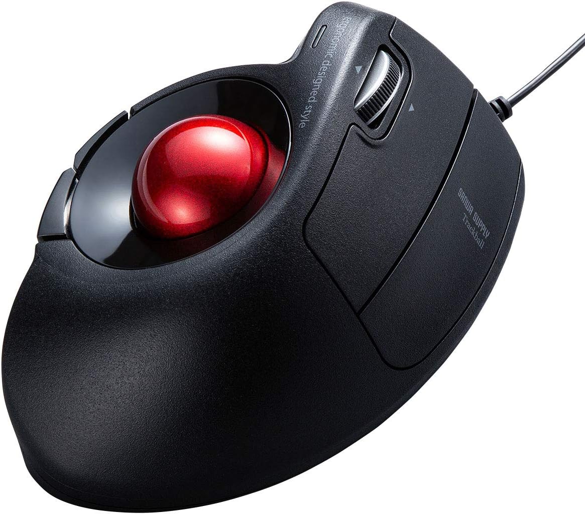 Amazon.com: Sanwa Supply MA-TB177BK Wired Ergo Trackball : Office Products